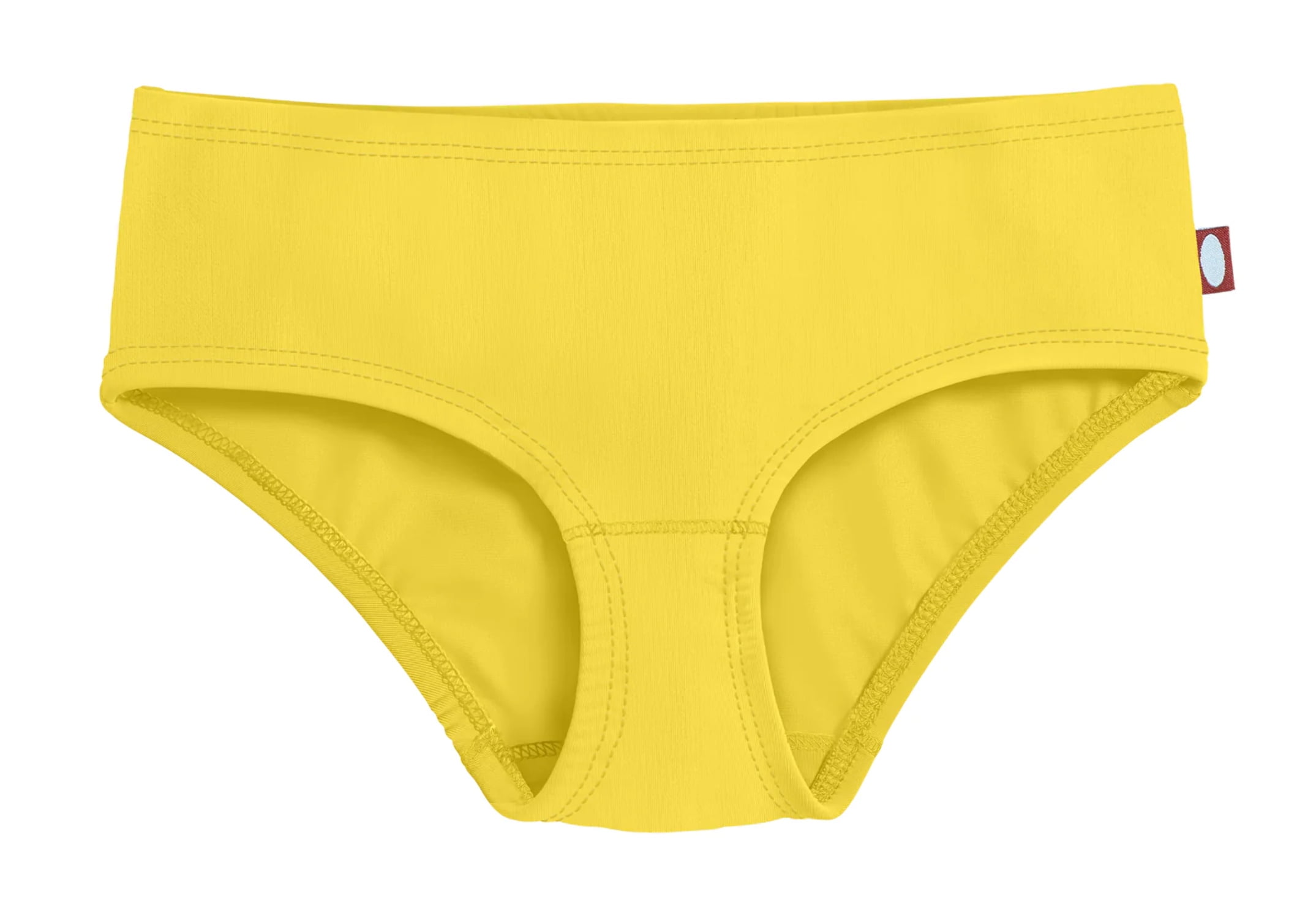 Girls Recycled Nylon UPF 50+ Swim Brief | Yellow - Walmart.com