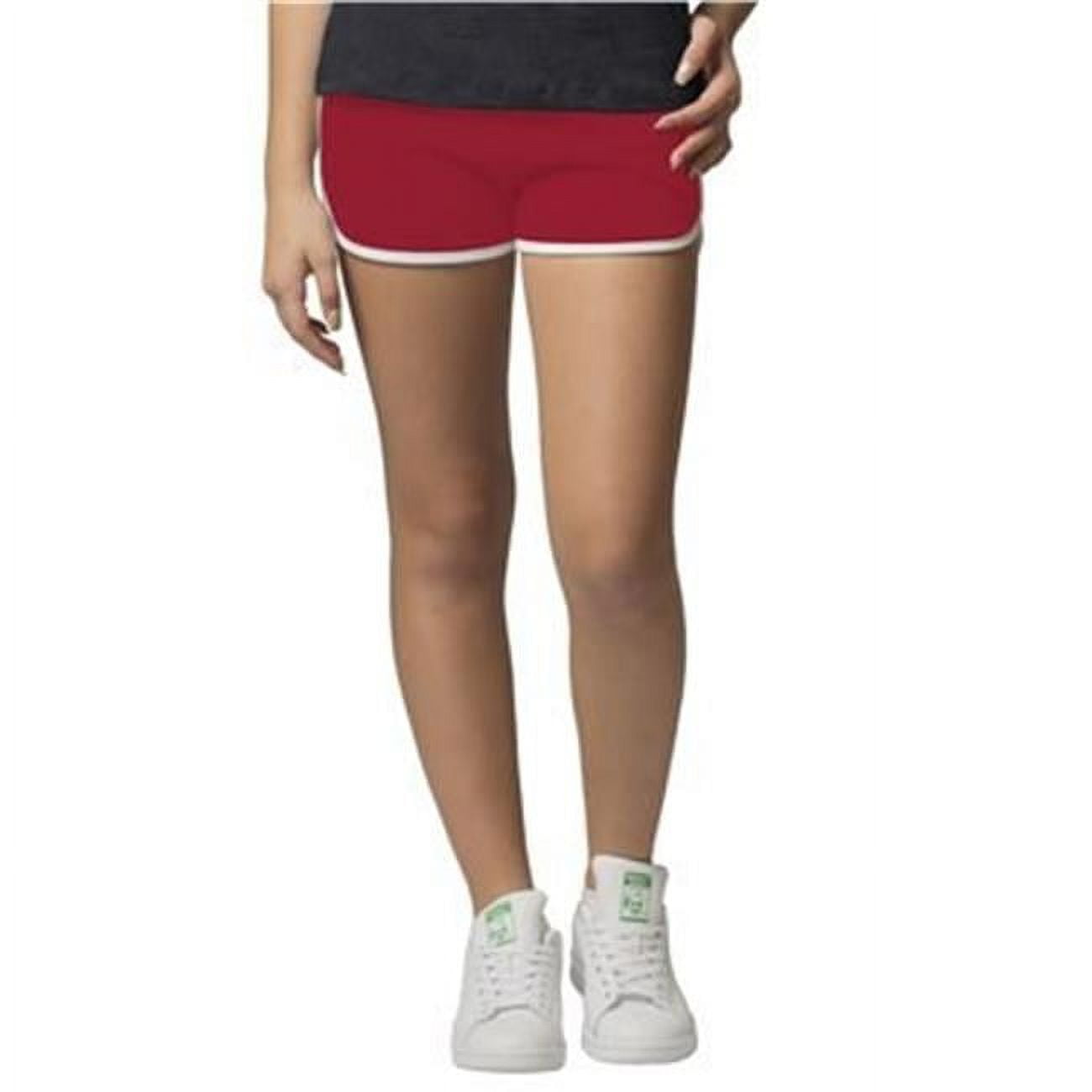Girls Relay Shorts, Maroon & White - Large - Walmart.com