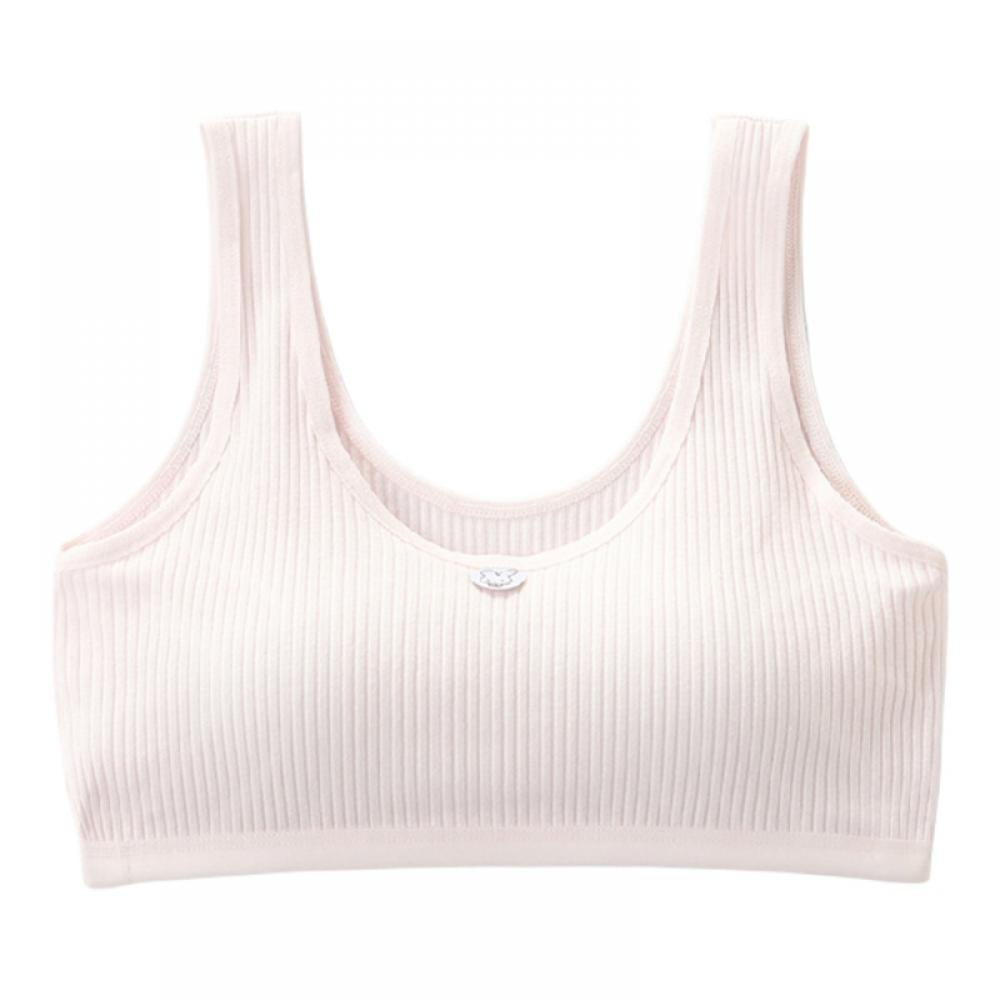 Girls Ribbed Training Bra Crop Training Bras for Girls Seamless Bra ...