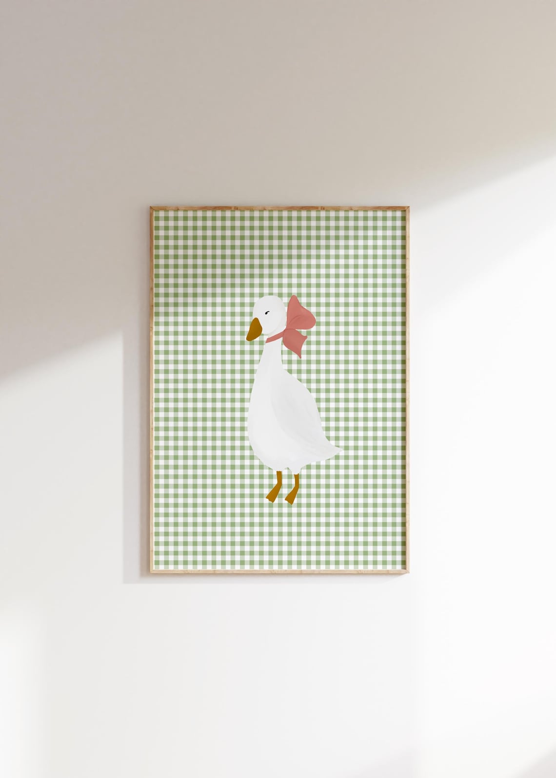 Girls Room Goose Wall Art Coquette Room Decor Cottagecore Nursery ...