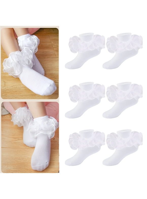 Girls' Ruffled Socks