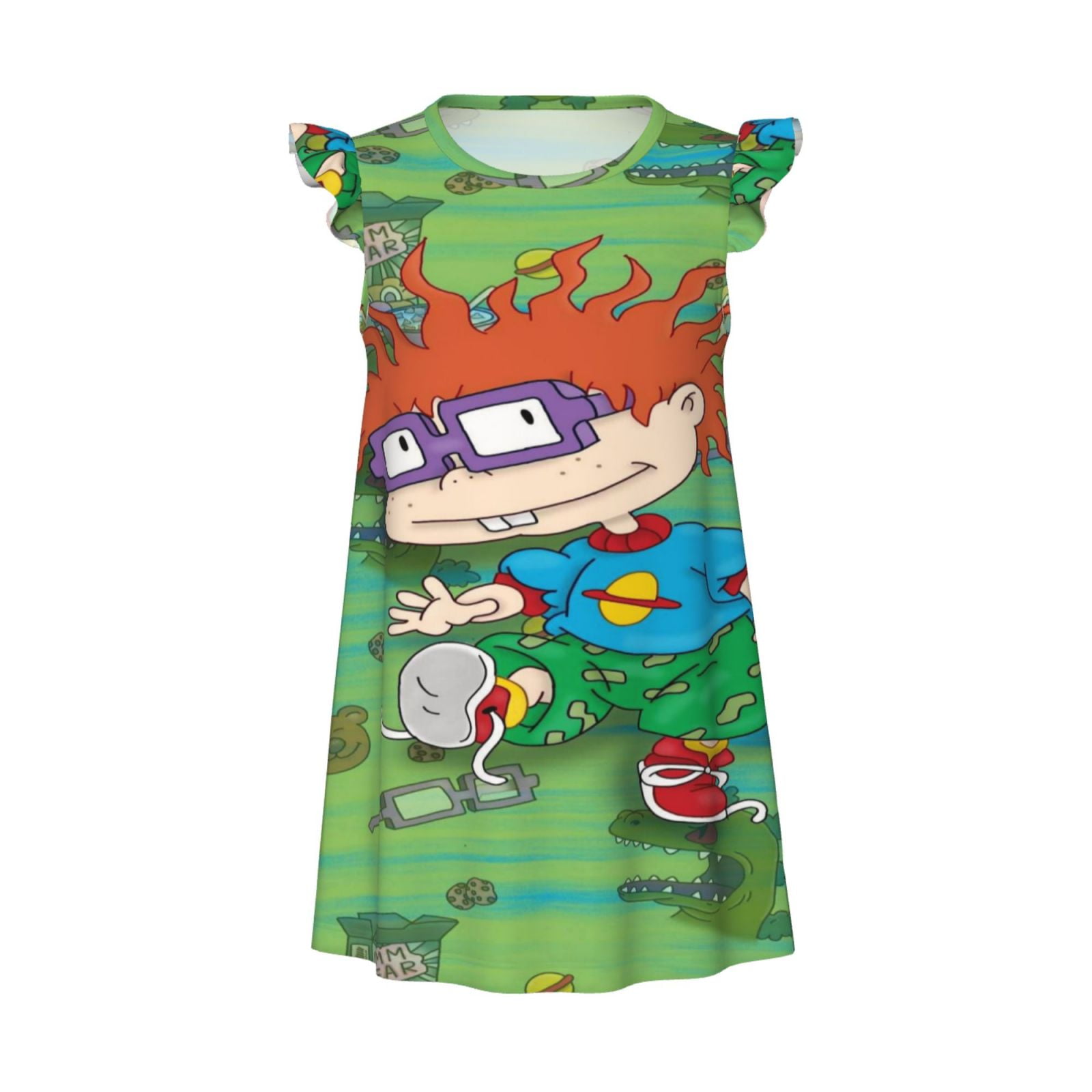 Girls Rugrats Nightgowns Pajamas Kids Sleepwear Night Dress Sleep ...