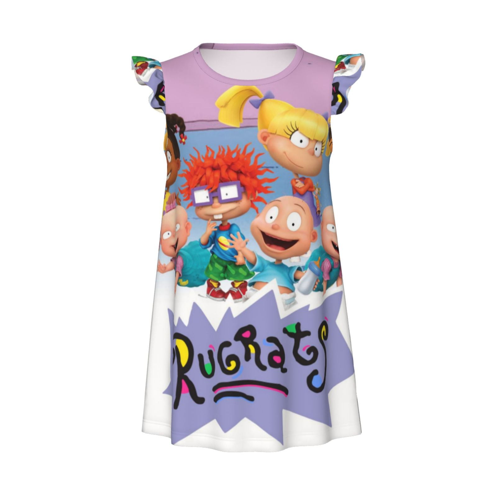 Girls Rugrats Nightgowns Pajamas Kids Sleepwear Night Dress Sleep ...