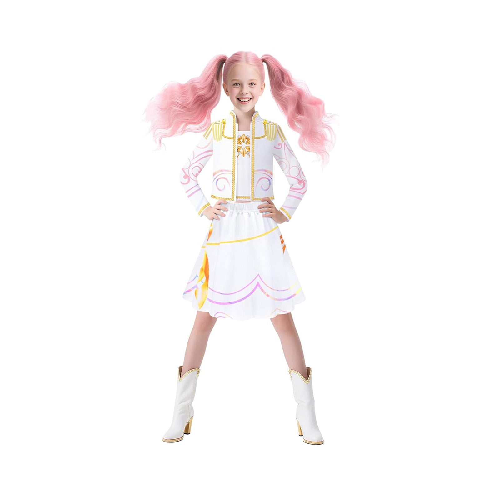 Girls Rumii Costume Pop DemonHunters Pop Stars Costume Rumii Outfit ...