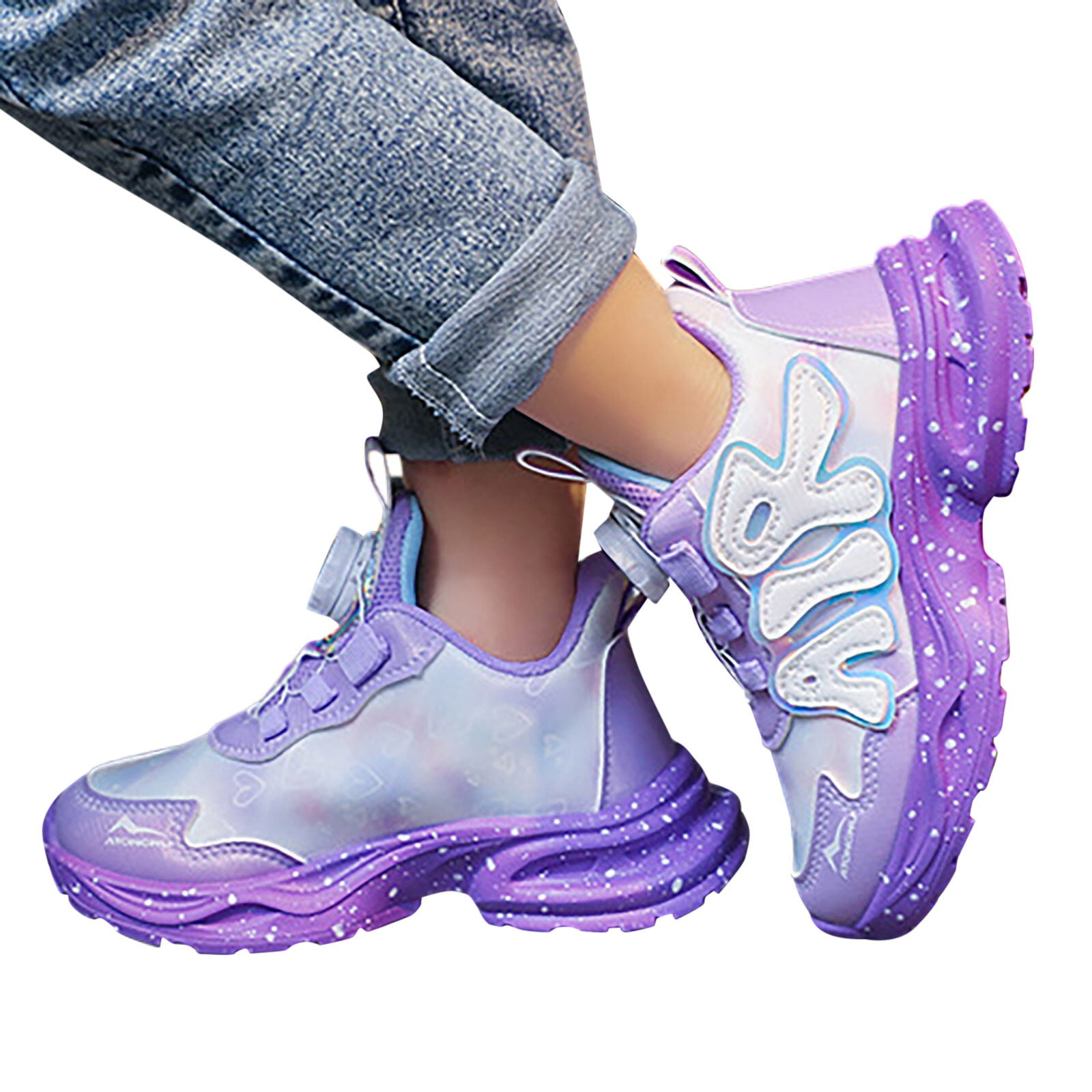 Girls Running Athletic Shoes Tennis Shoes Lace-up Lightweight ...