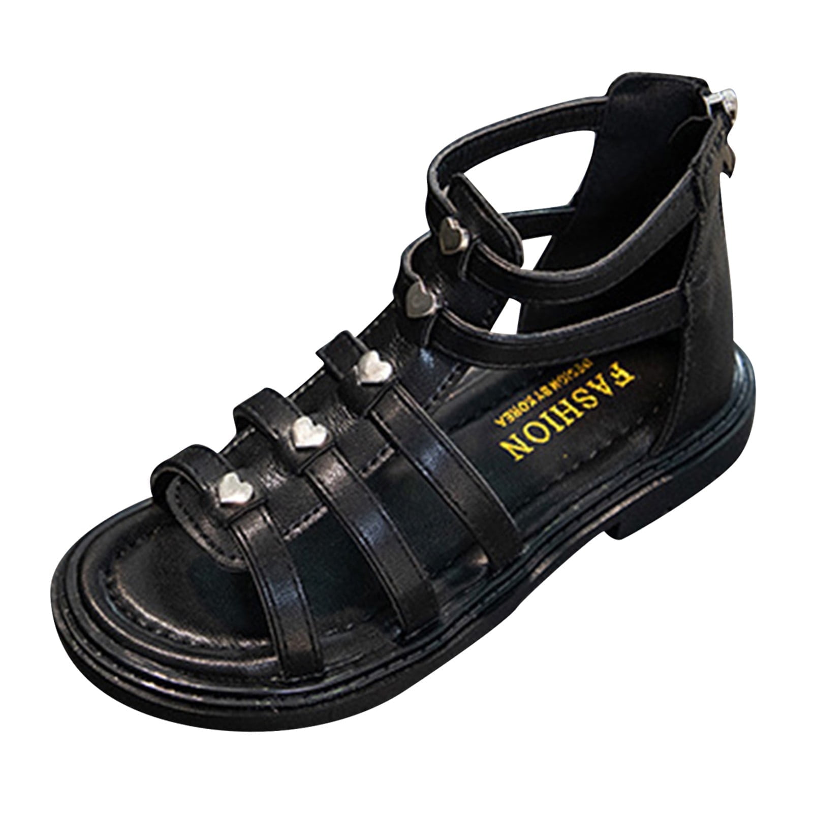 Girls Sandals Flat Princess Top Sandals Roman Sandals Girls Summer ...