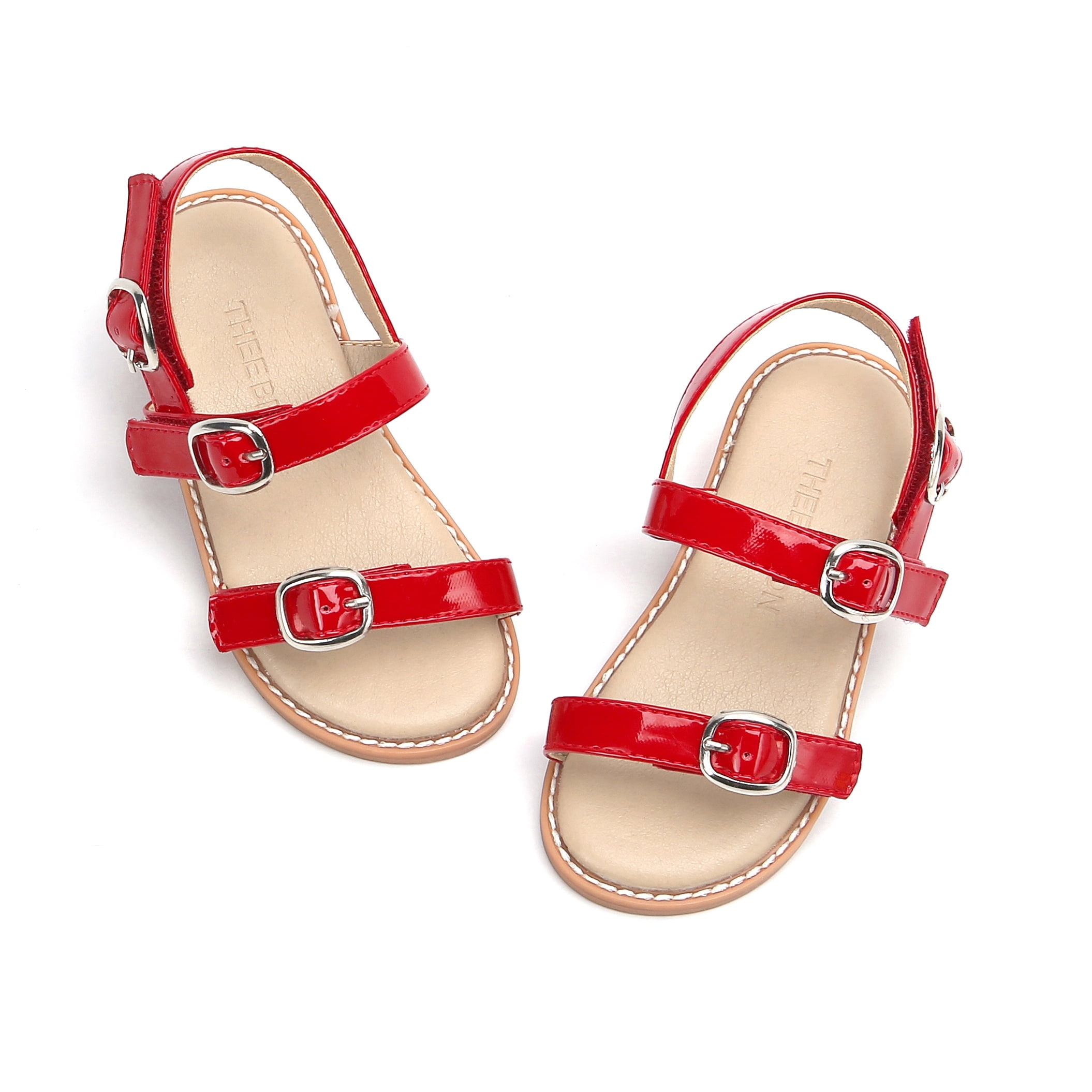 Girls Sandals Toddler Summer Dress Shoes Gladiator Beach Flat Sandals ...