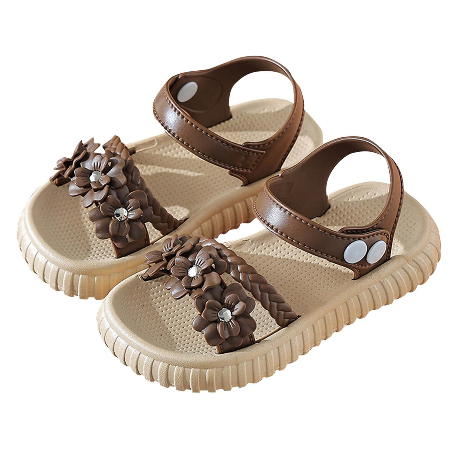 Girls Sandals for Big Kid Children's Casual Sandals Princess Shoes Soft ...