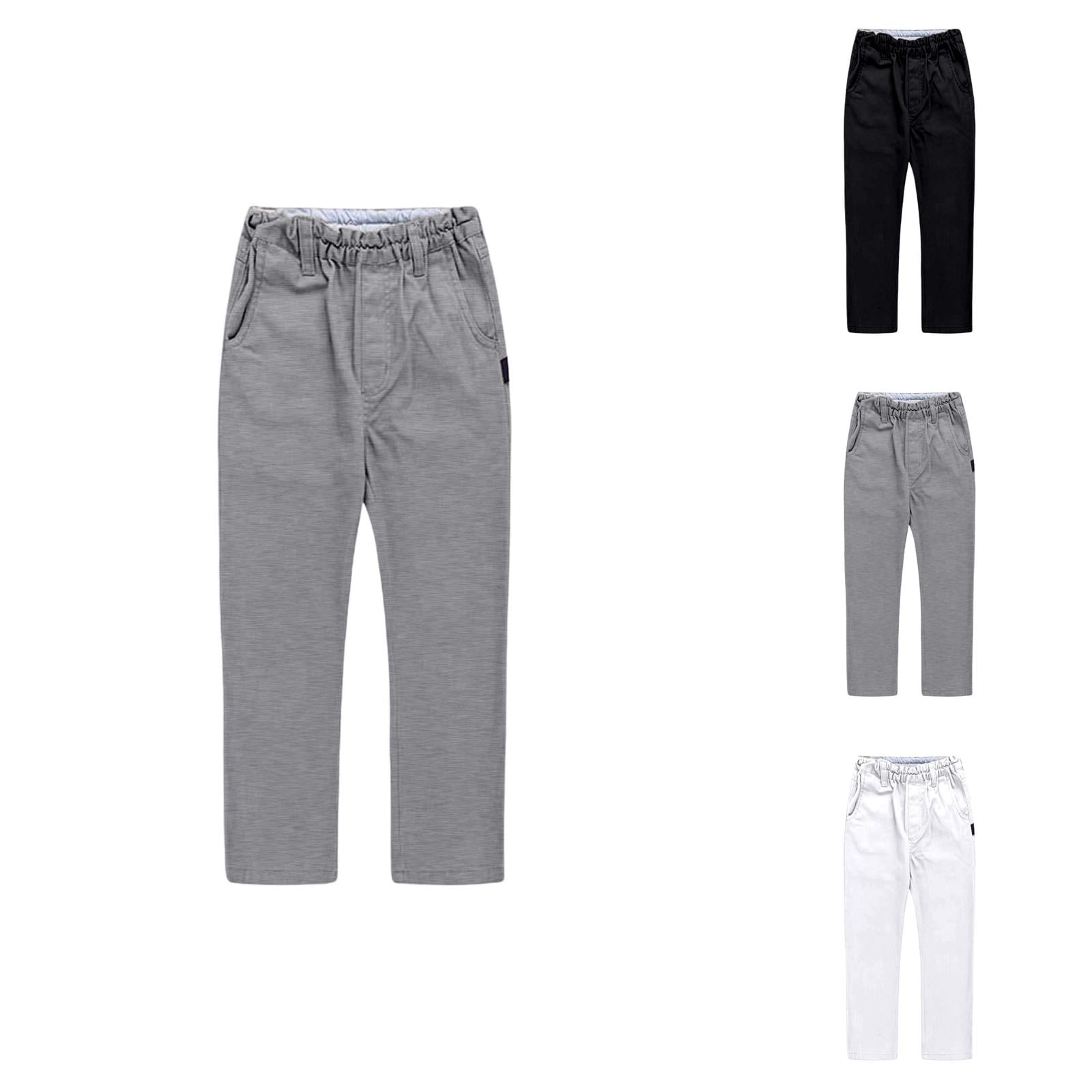 Girls School Uniform Pants Classic British Khaki School Trousers for ...