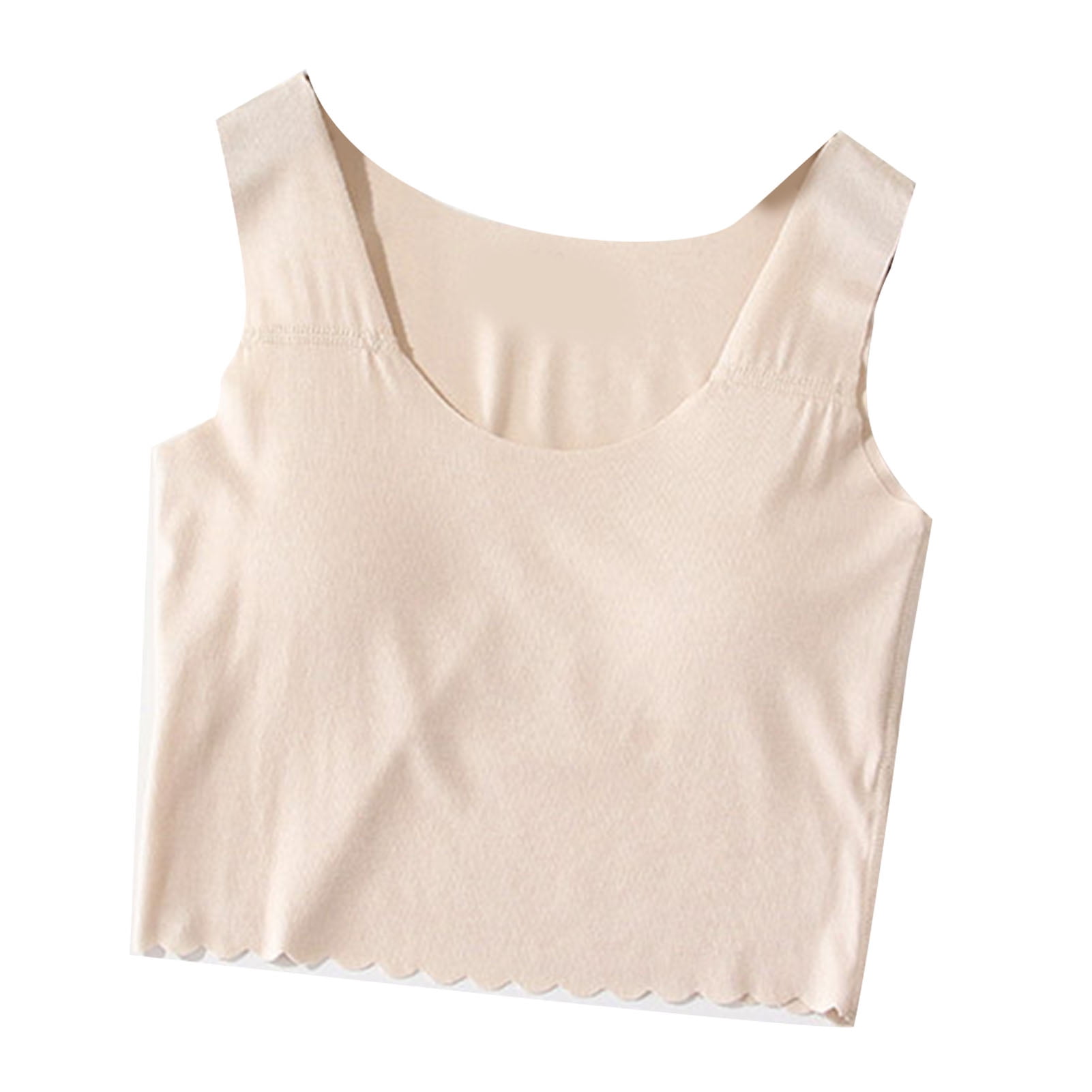 Girls Seamless Bra Breathable Comfortable Thin Style Teenager Girl Vest ...