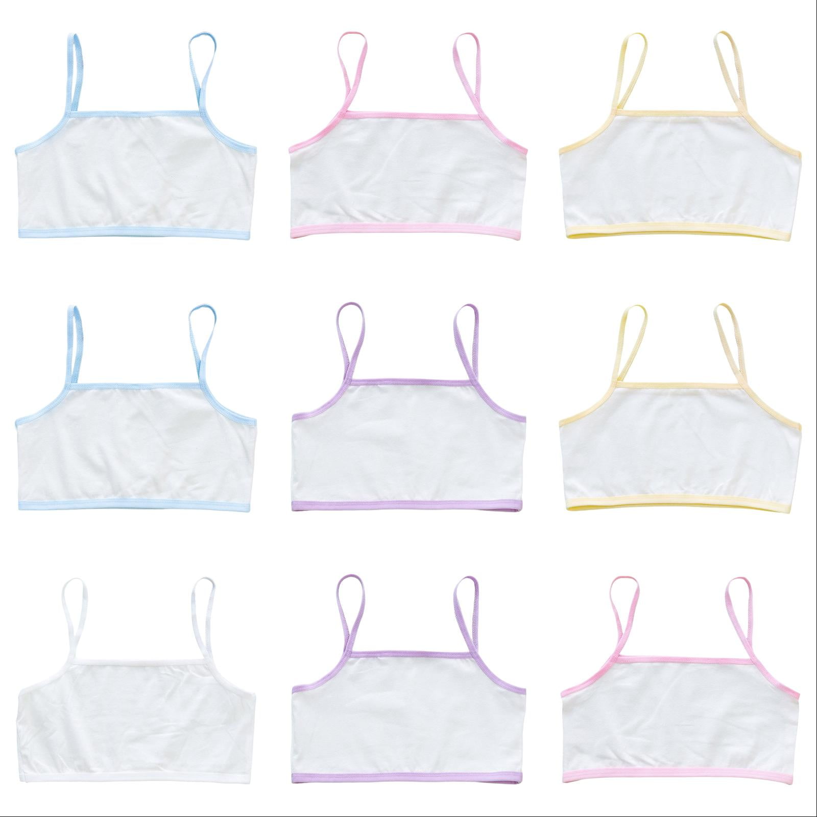 Girls Seamless Training Bra Cami Training Bra Stretch Performance ...