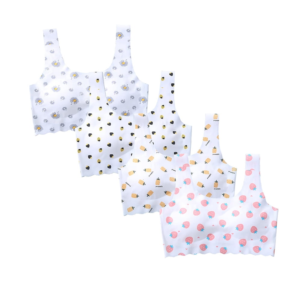 Girls Seamless Training Bras Developed Training Lightly TrainerNo Wire ...