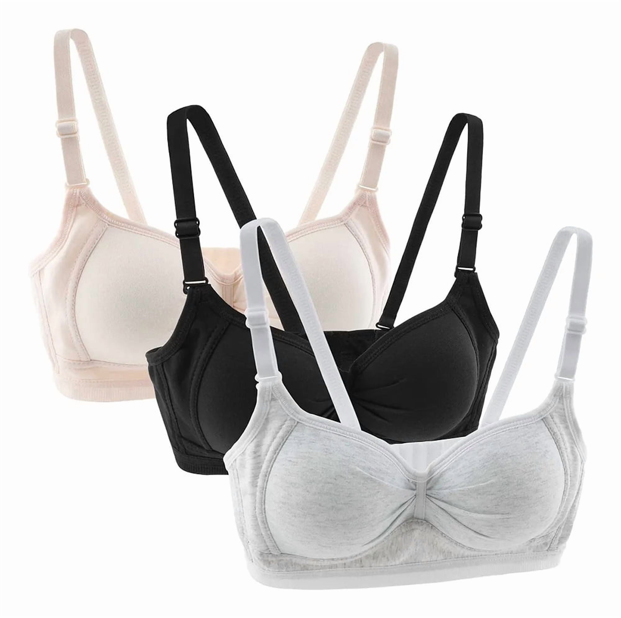 Girls Seamless Training Bras Kids Sports Developed Training No Wire ...