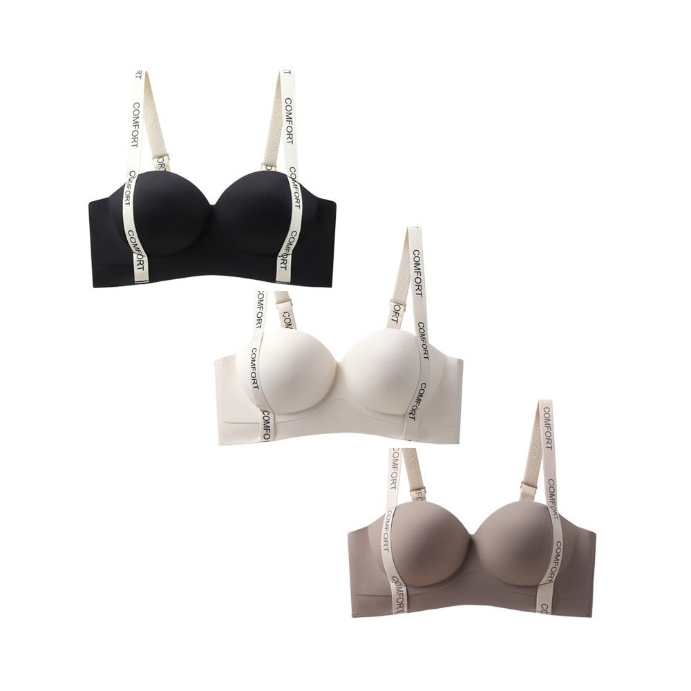 Girls Seamless Training Bras Molded Microfiber Cotton Developed Tween ...