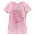 Girls Sesame Street Heart Framed Characters T Shirt - Walmart.com