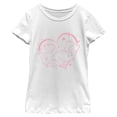 Girls Sesame Street Heart Framed Elmo T Shirt - Walmart.com
