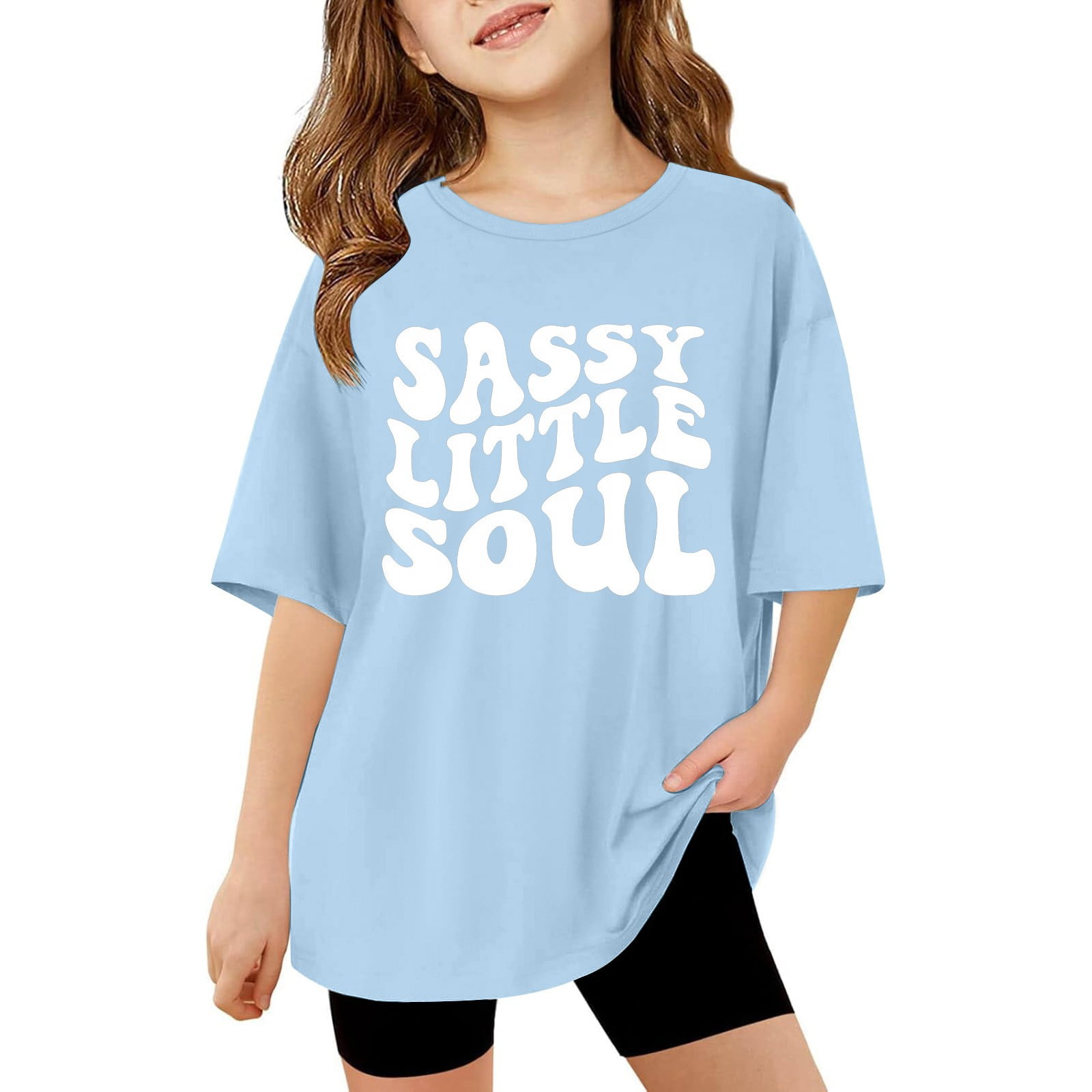 Girls Shirts Back to School Shirts Children Kids Girls Short Sleeve T ...