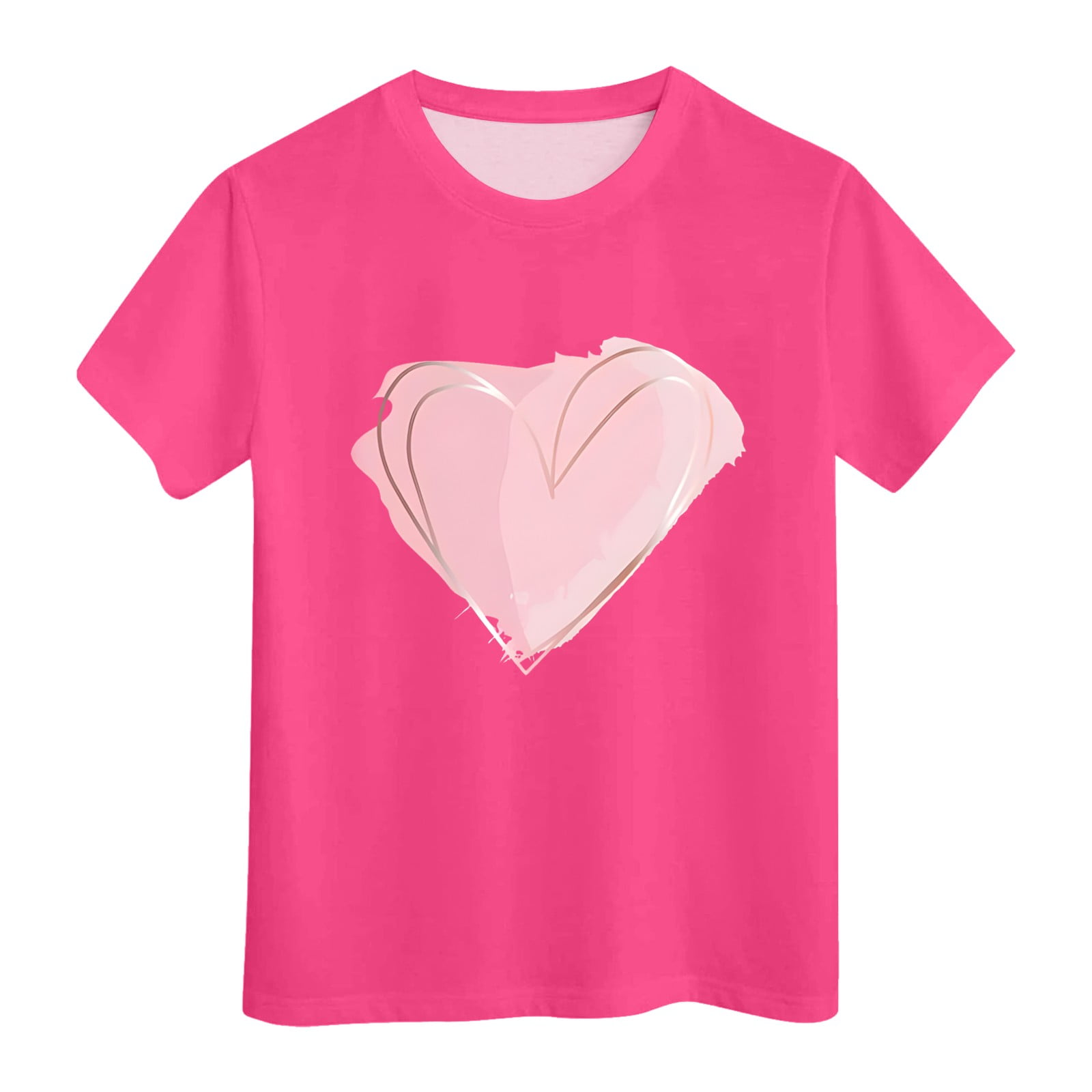 Girls Shirts Size 14-16 Girls Short Sleeve T Shirts Kids Summer Tops ...