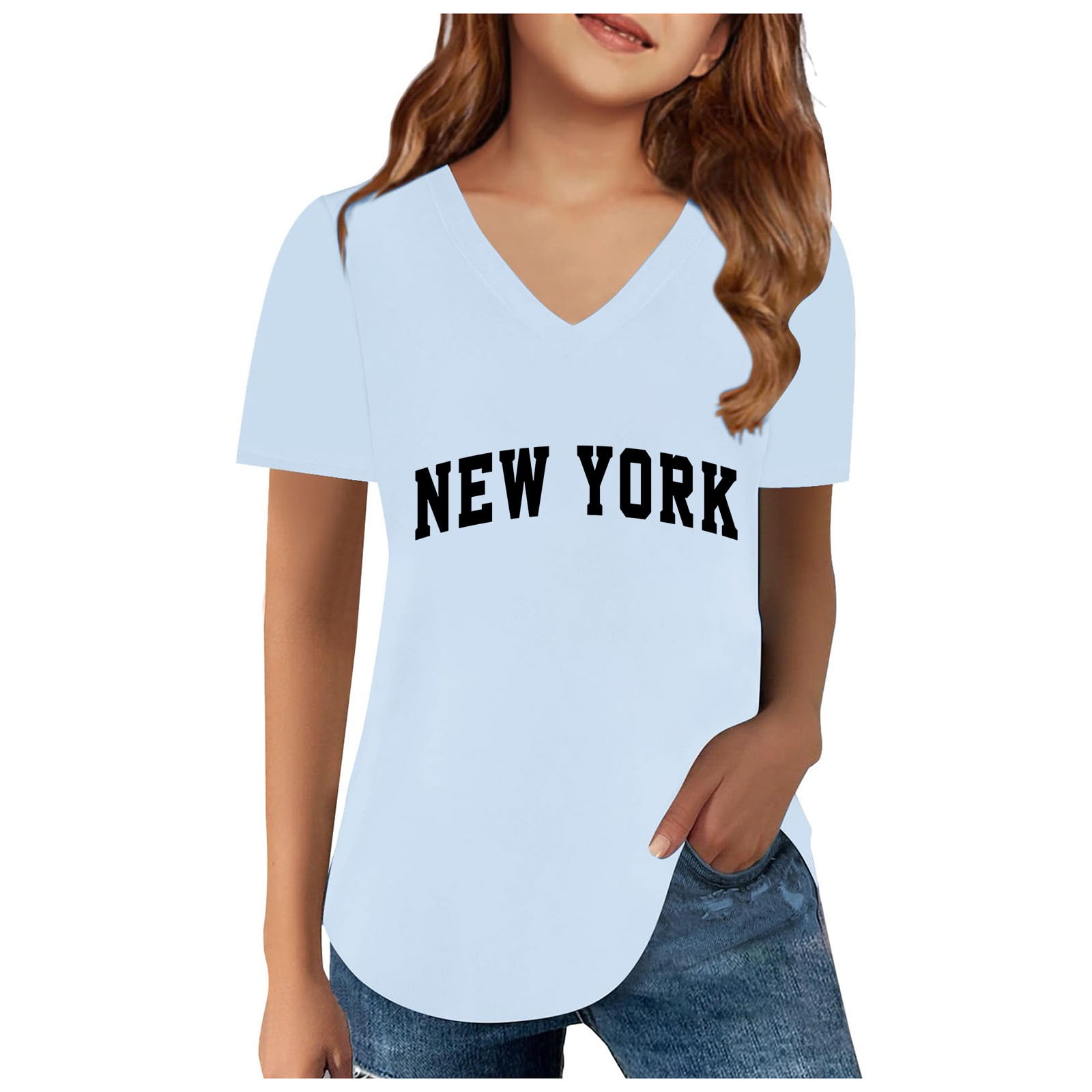 Girls Shirts Size 14-16 Shirts for Teen Kids Girls Child Short Sleeve ...