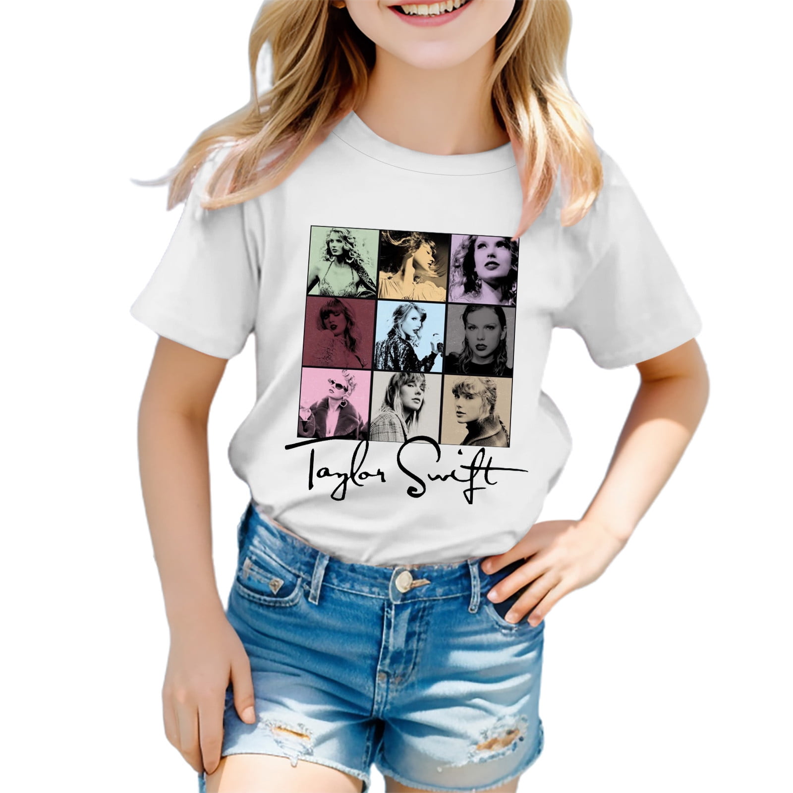 Girls Shirts Stylish Short Sleeve Graphic T-Shirts for Girls Crewneck ...