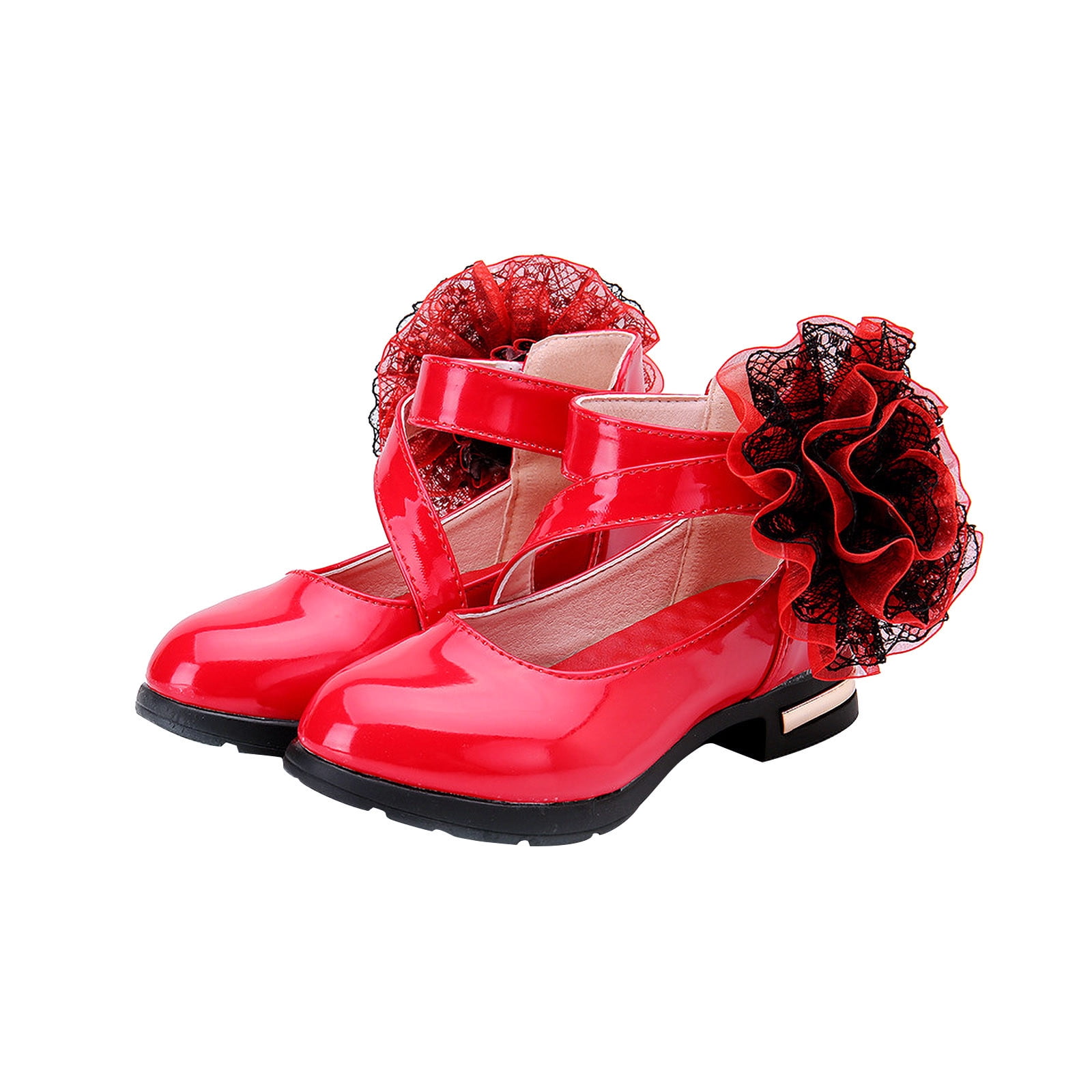 Girls Shoes Christmas Gift Girls Dress Shoes with Crossover Straps ...