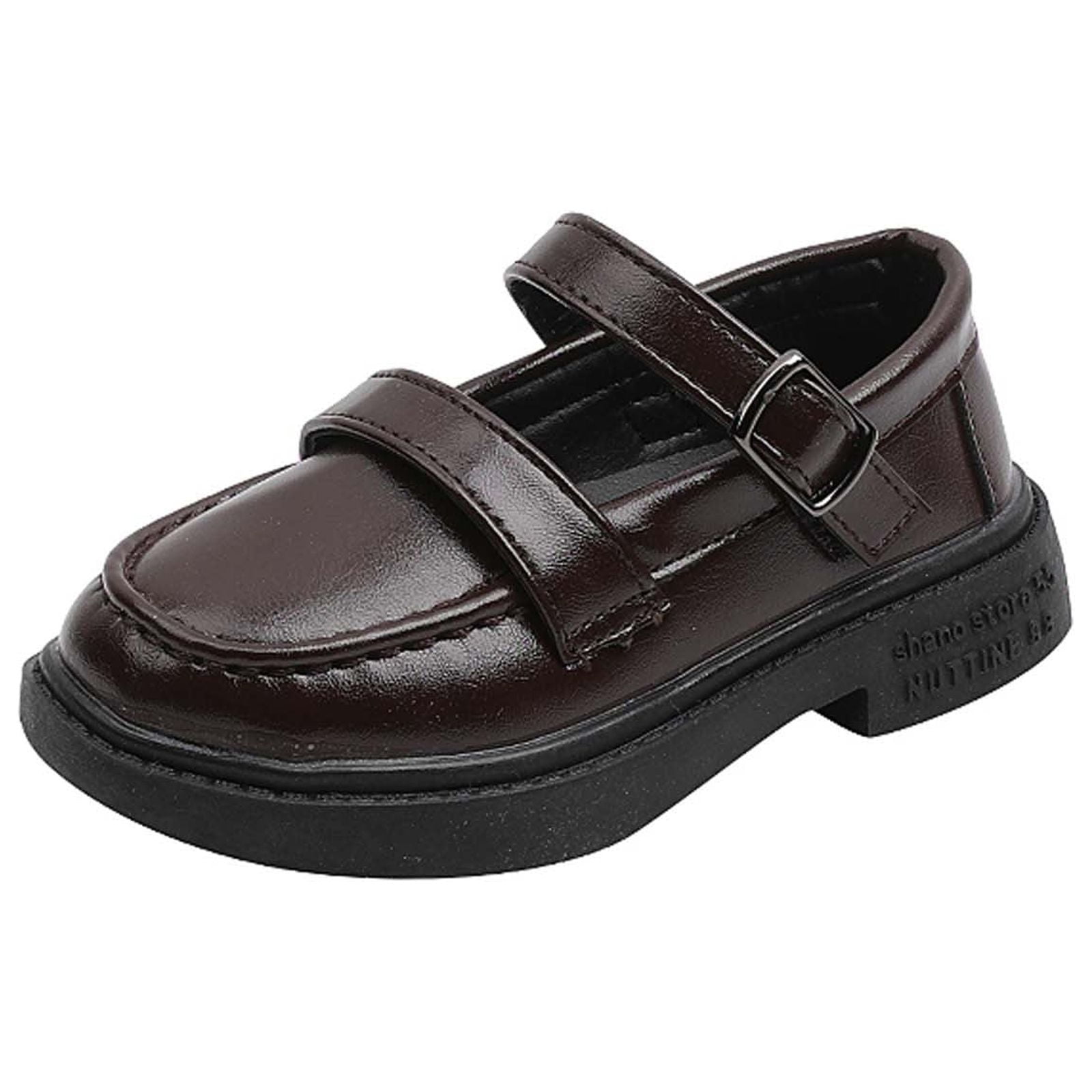 Girls' Shoes Girl's Mary Jane School Uniform Shoes Strap Dress Uniform ...