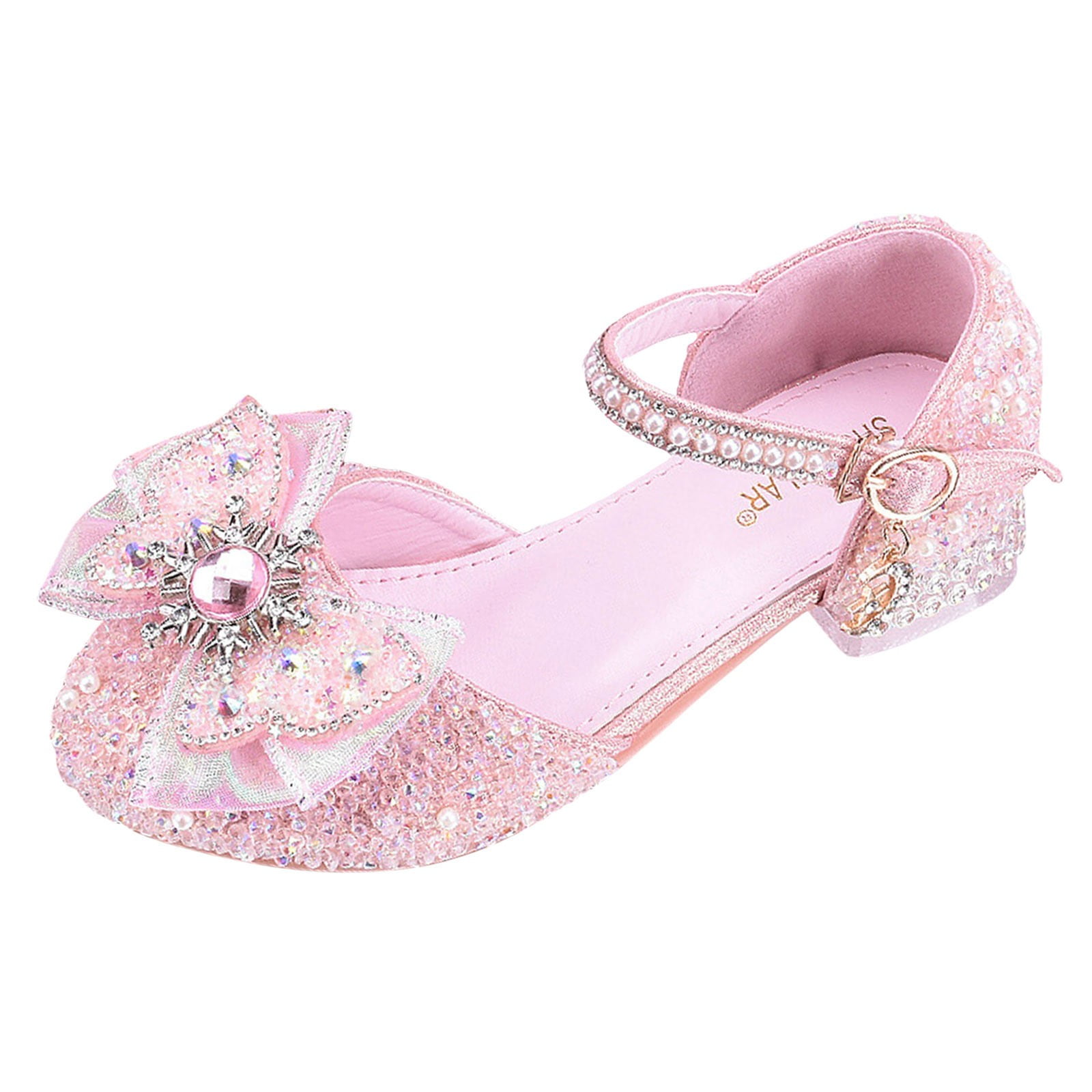 Girls Shoes White High Heels New Children's High Heels Little Girls ...