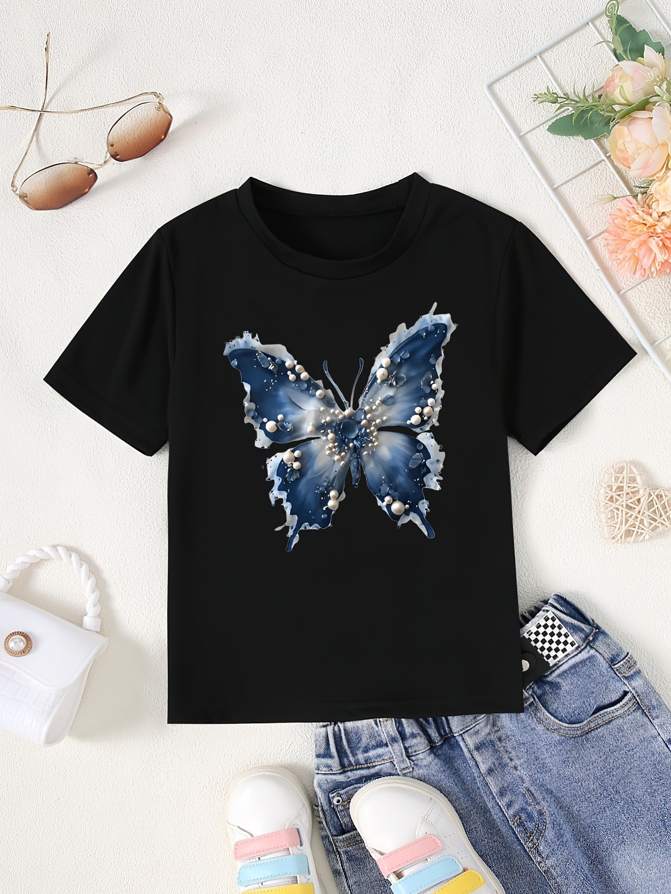 Girls' Short-Sleeve Cartoon T-Shirt from Yoko'S Selection Leisure ...