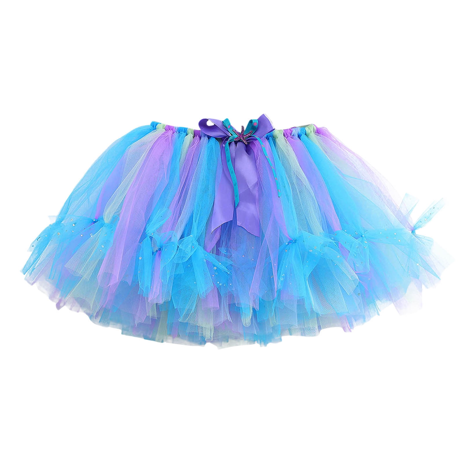 Girls Skirt Kids Girls Holiday Party Ballet Skirts Princess Tulle Dance ...