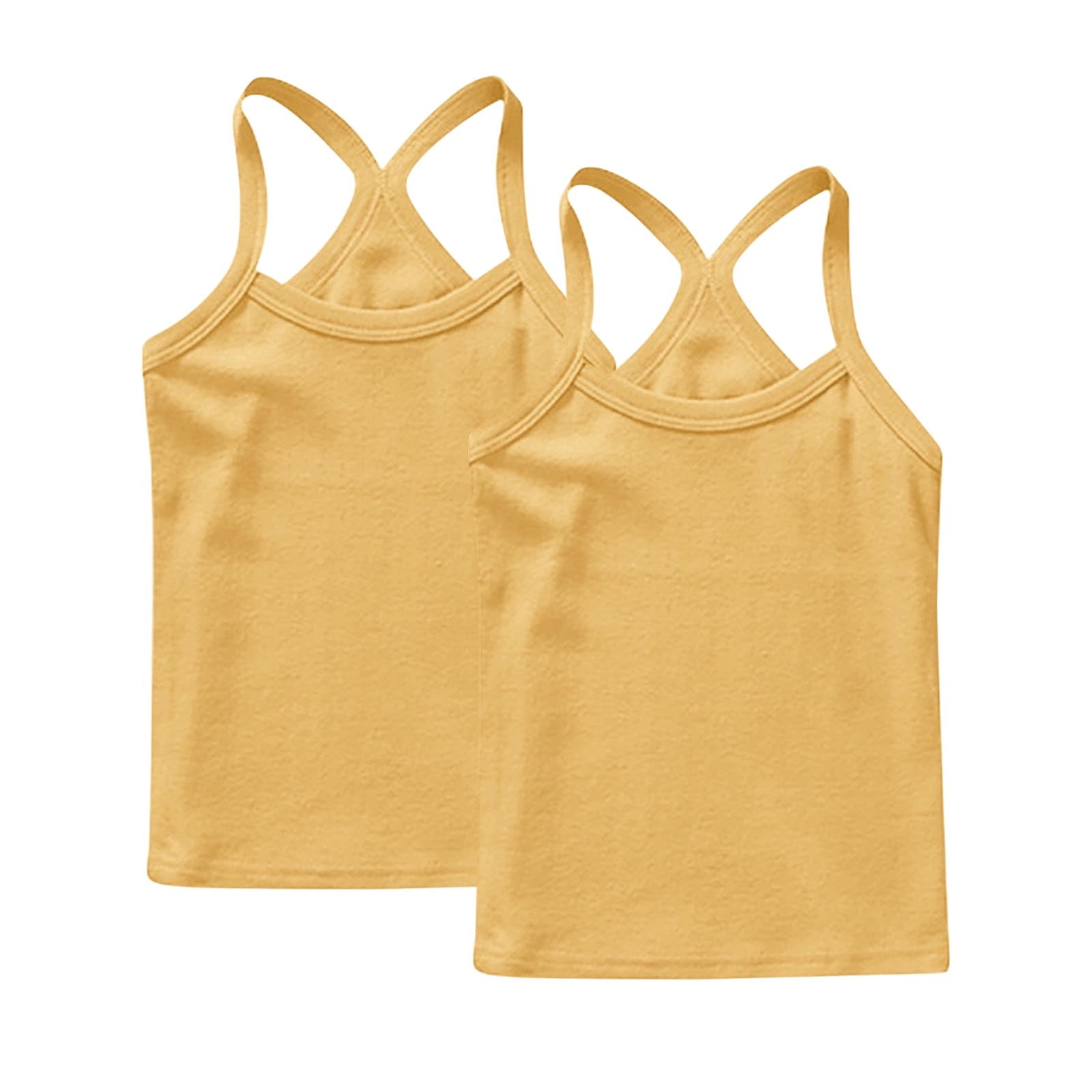 Girls Sleeveless Camisoles Big 2-pack Girls' Camis & Tanks Undershirts ...