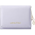 Girls Small Wallet Cute Wallet with Chain Credit Card Holder ID Window ...