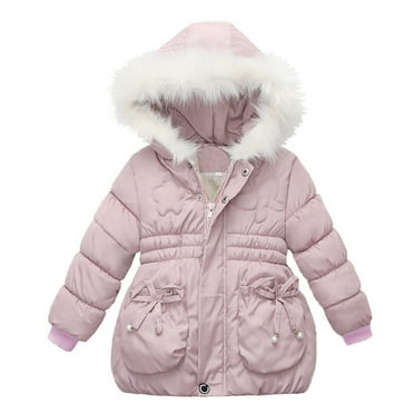 BJUTIR Toddler Little Girls Boys Warm Winter Snowsuit Hoodie Zip Thick Coats Jacket Outwear ...