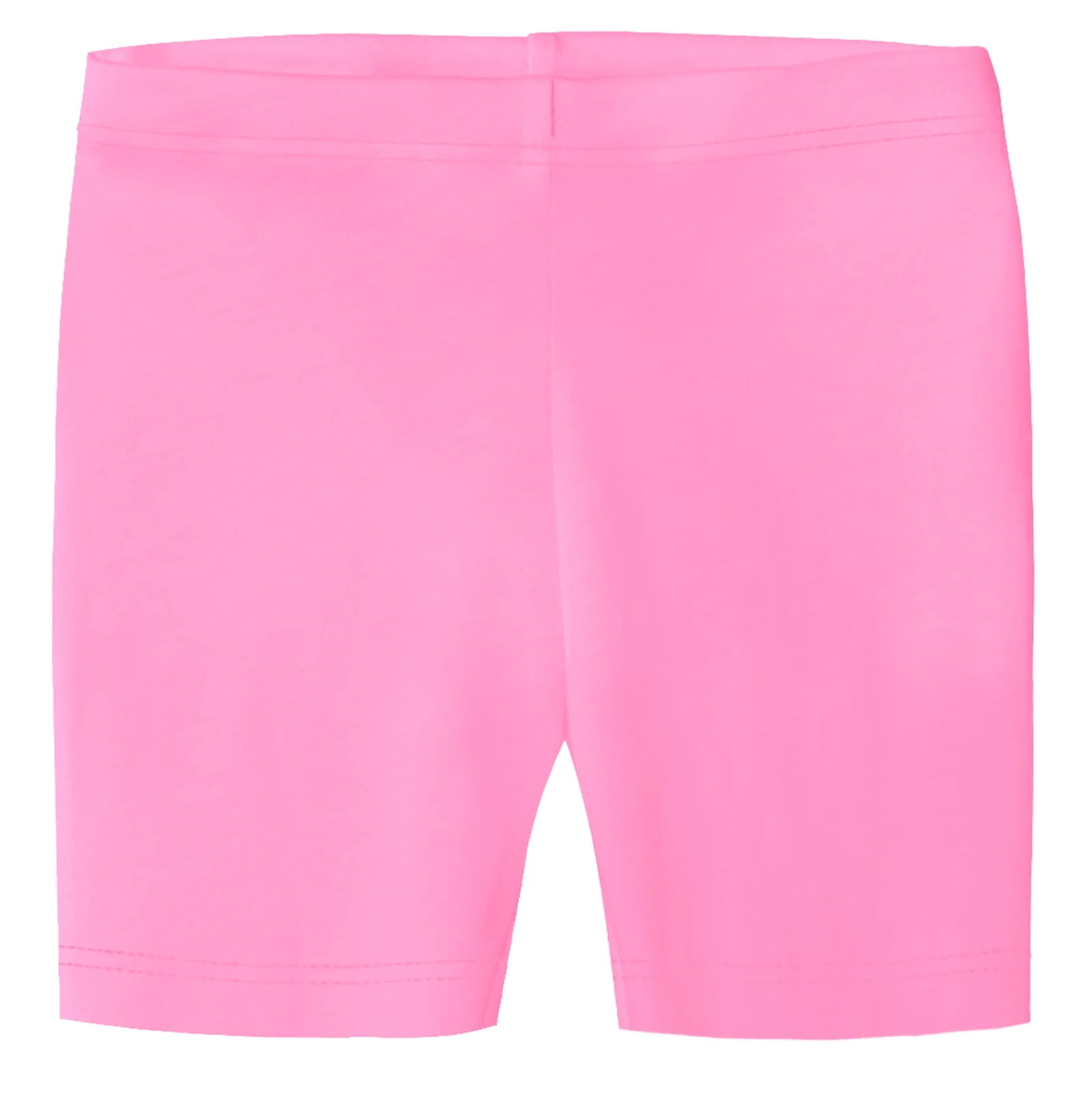 Girls Soft 100% Cotton Bike Shorts | Bubblegum - Walmart.com