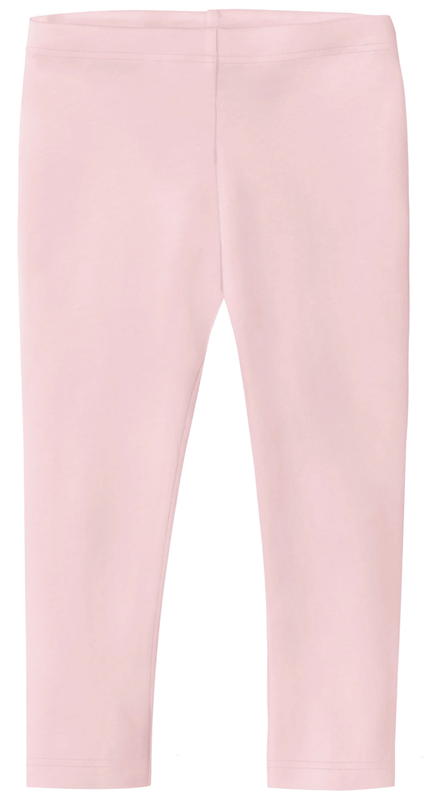 Made in USA Girls Soft 100% Cotton Capri Leggings | Pink - Walmart.com