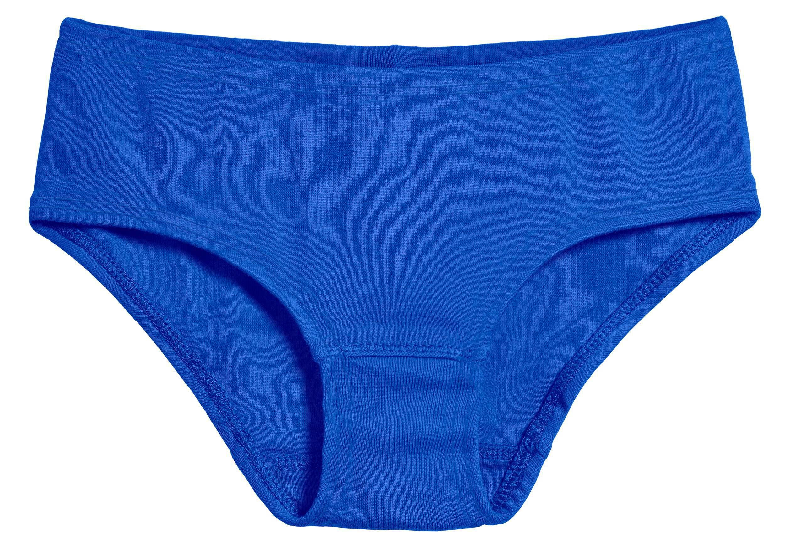 Made in USA Soft Cotton Girls Briefs Underwear | Crayon Blue - Walmart.com