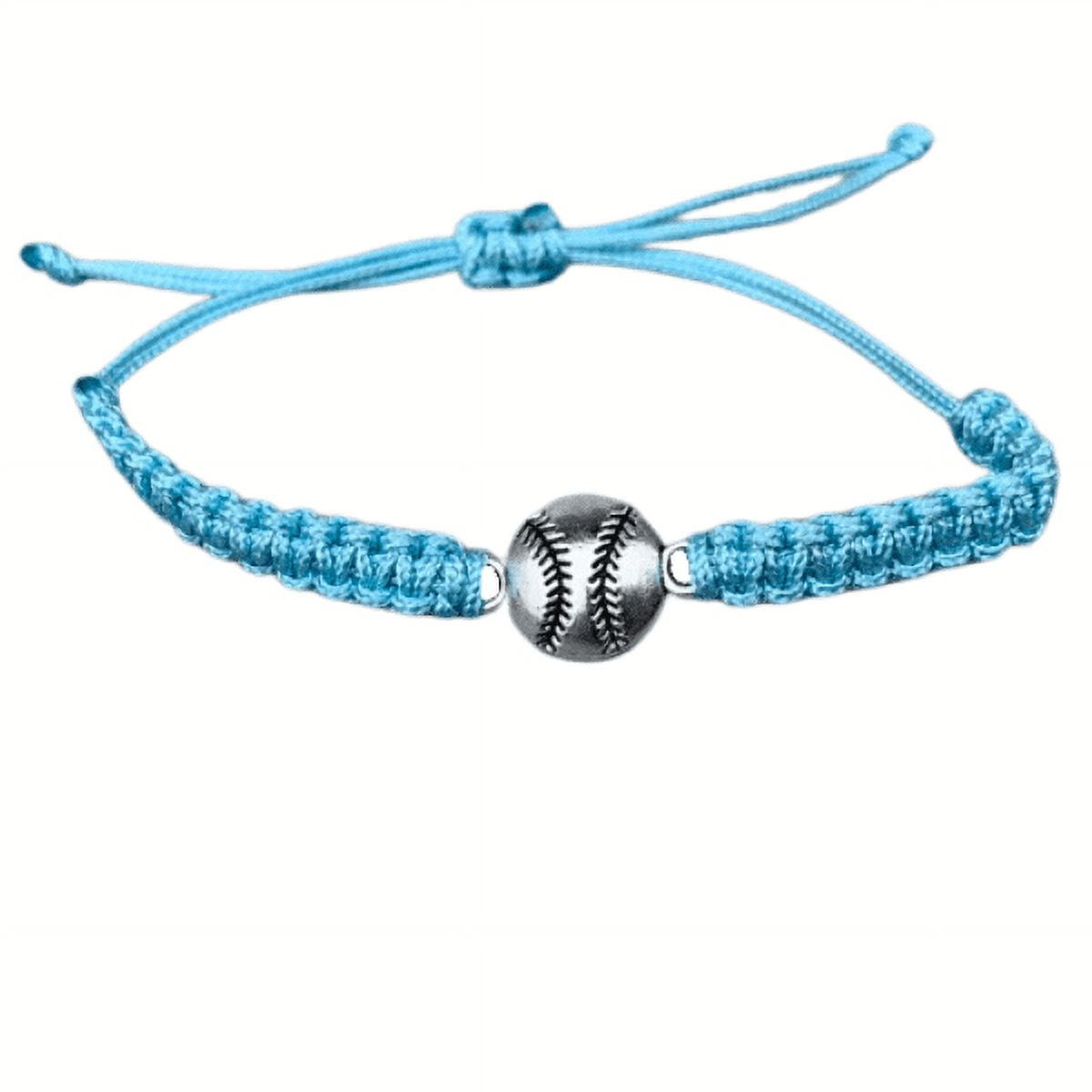 Baseball Bracelet, Adjustable Baseball Jewelry for Baseball Players ...
