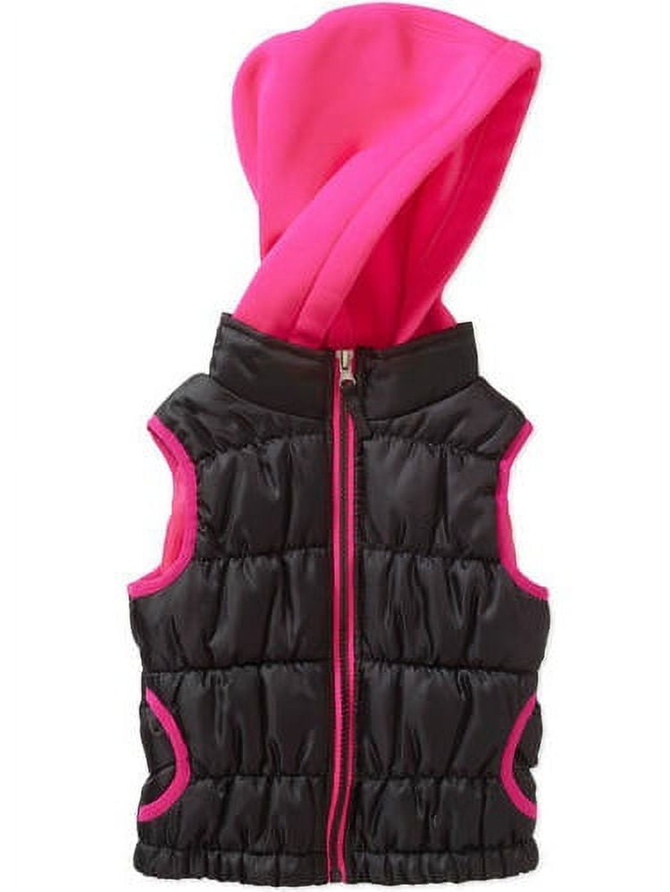Girls' Solid Puffer Vest - Walmart.com