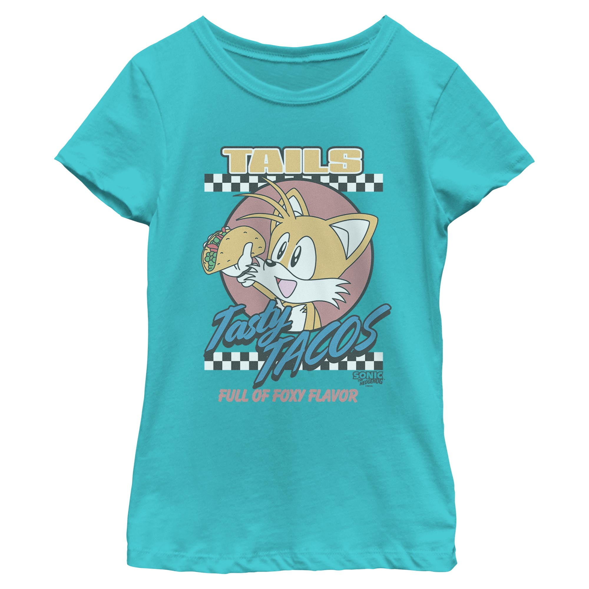 Girls Sonic the Hedgehog Tails Tasty Tacos T Shirt - Walmart.com