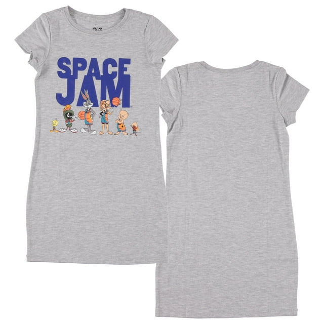 Girls' Space Jam T-Shirt Dress - Lola Bunny, Bugs Bunny, Tweety T-Shirt ...