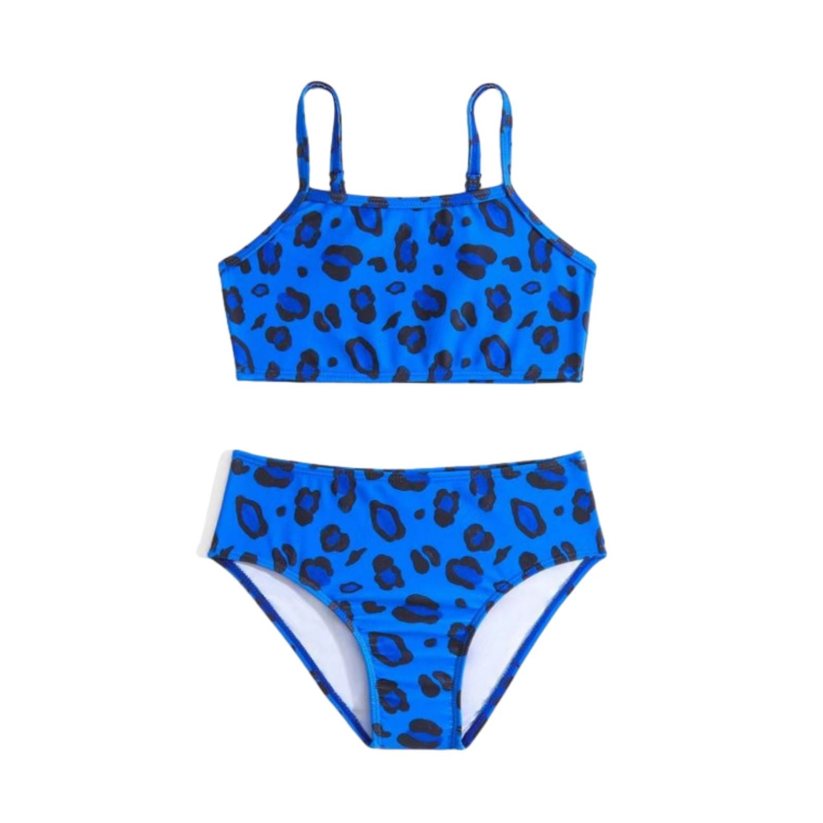 Girls Split Fashion Sports Leopard Fish Pattern Copy Cute Split ...