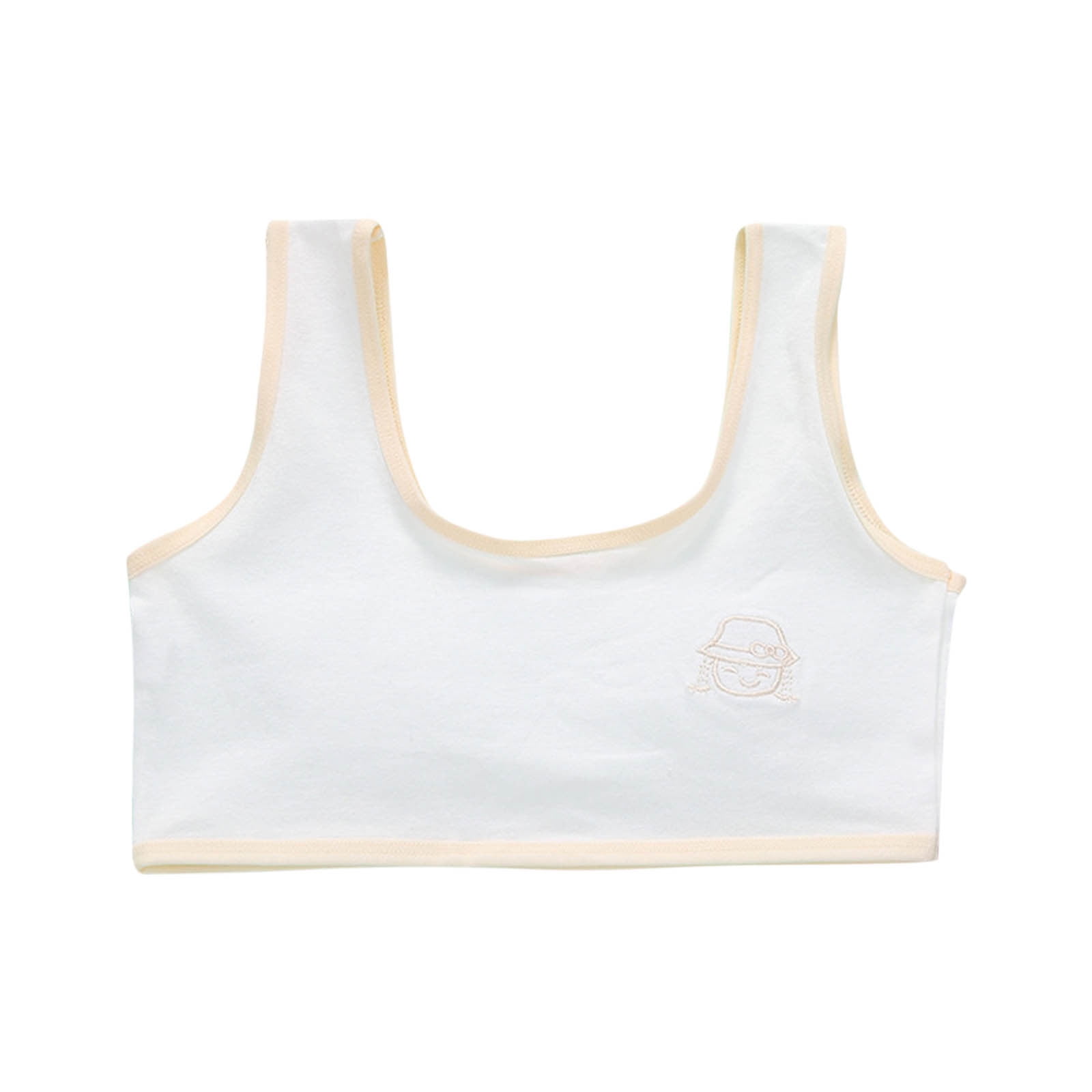Girls' Sport Bra Girls Sports Bra with Breathable Pads Teens Cotton ...