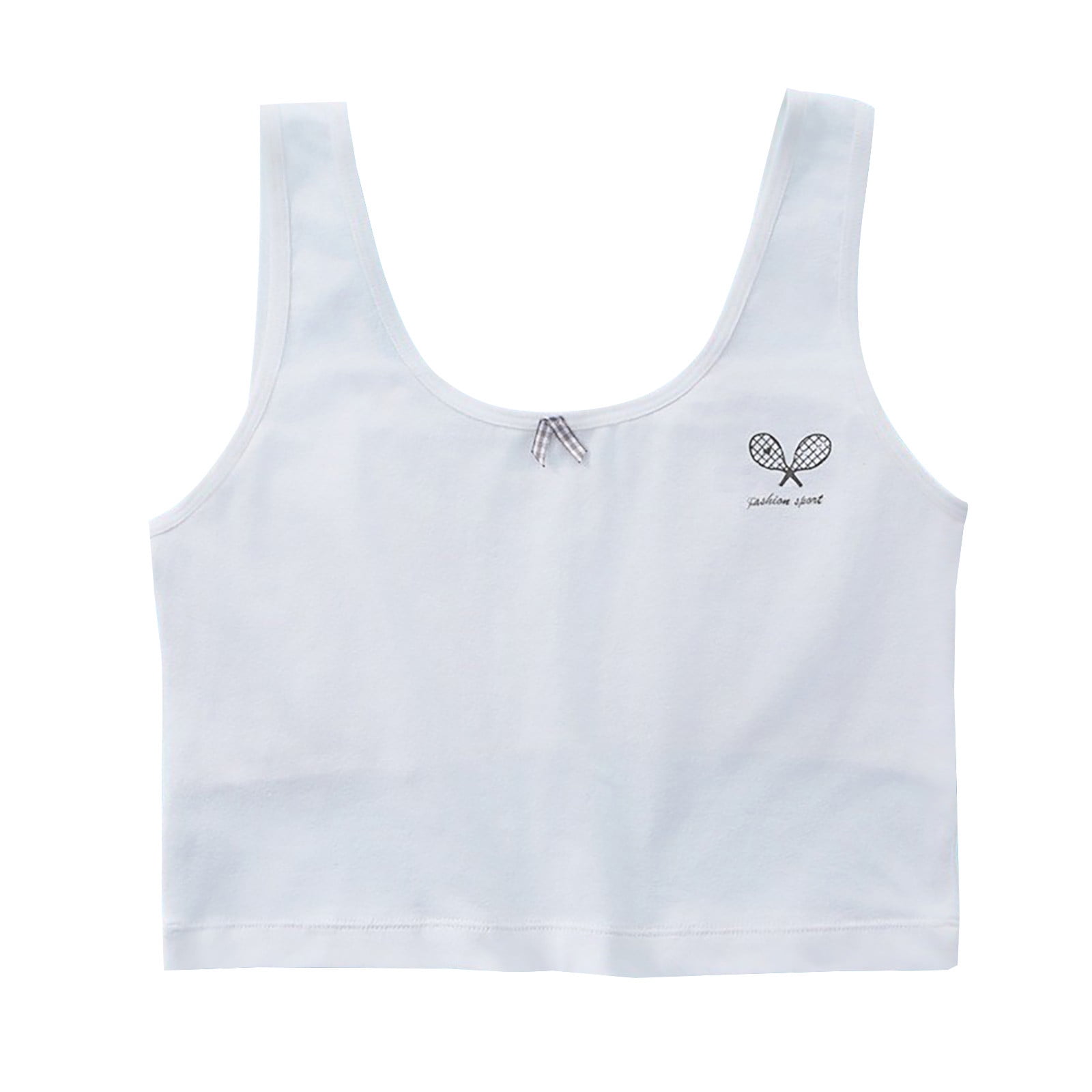 Girls Sports Bra Crop Tops for Kids Cute Training Bra for Teens Girls ...