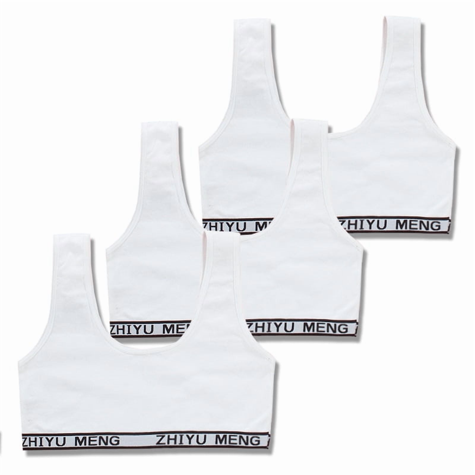 Girls Sports Bras Cotton Developed Molded Microfiber No Wire Under ...