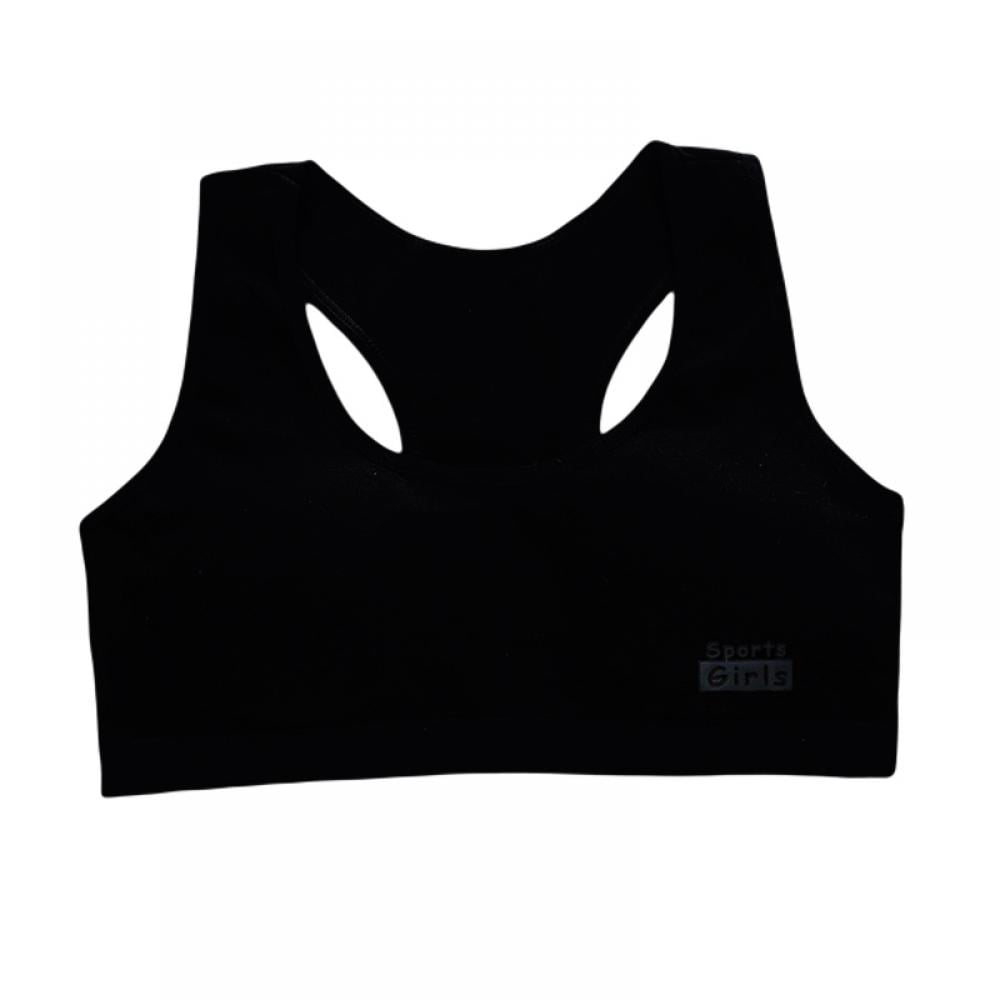 Girls Sports Racerback Bra Girls Sports Bras Print And Solid Colors Training Bras For Girls