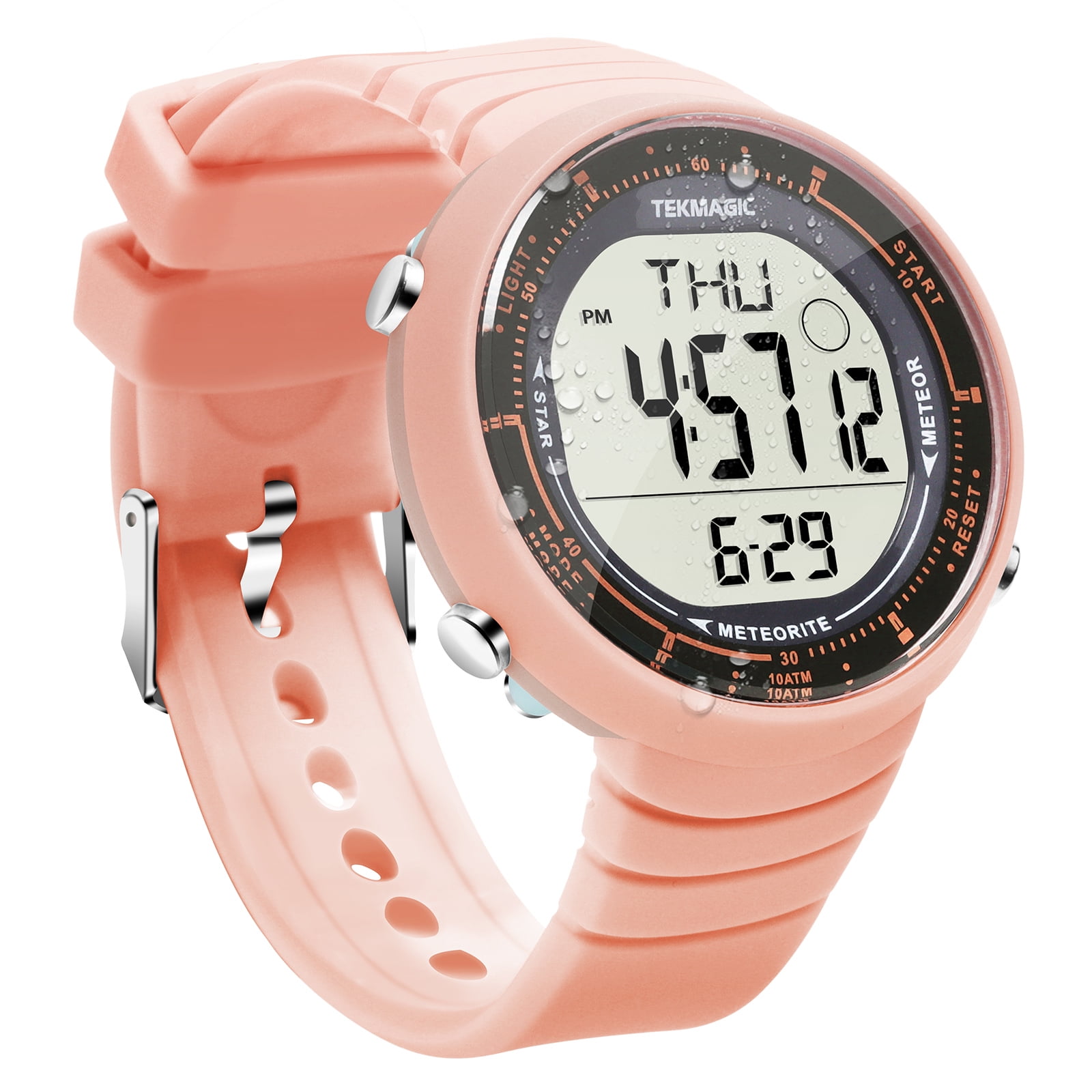Girls' Sports Watch 330ft Waterproof for Swimming and Diving with Alarm ...
