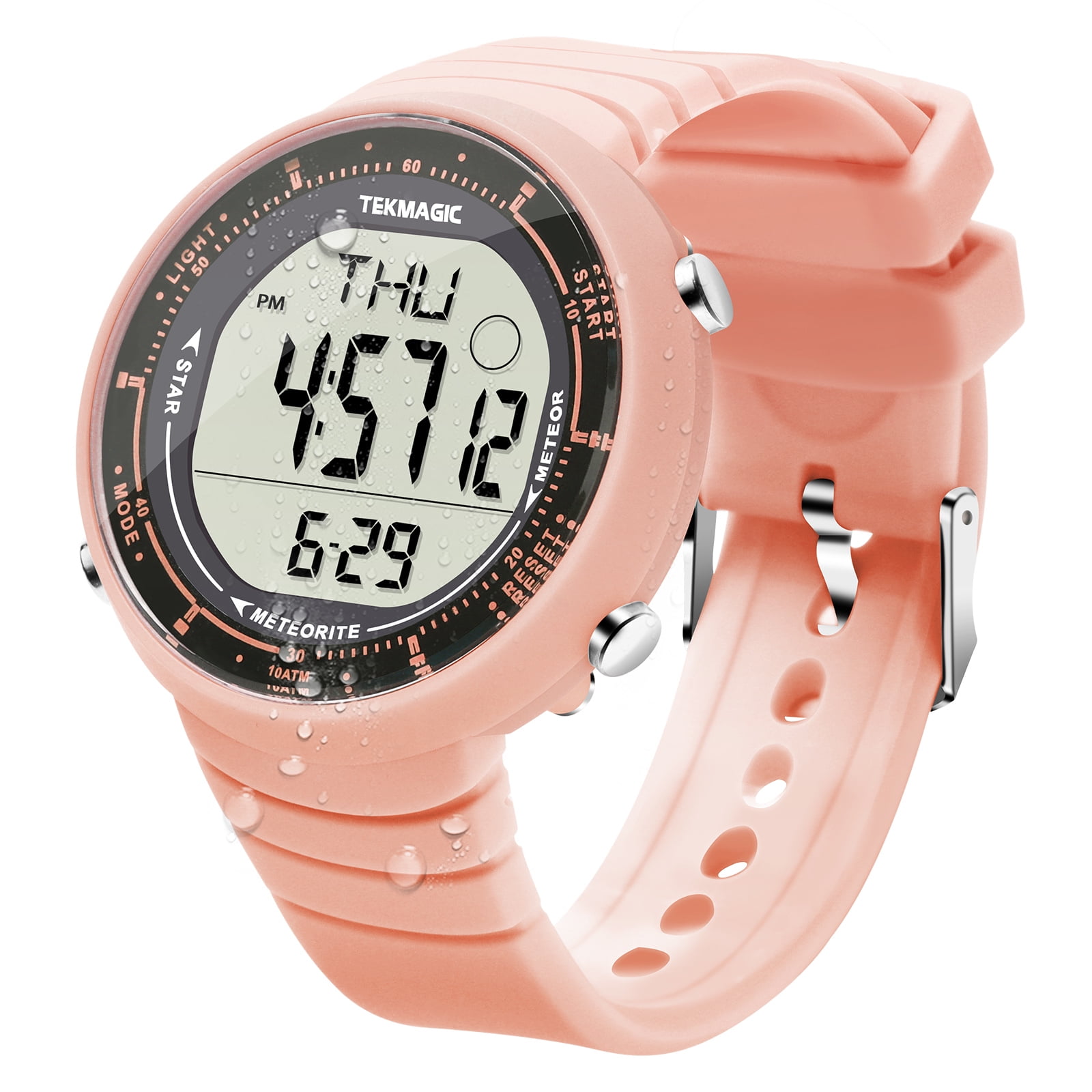 Girls' Sports Watch 330ft Waterproof for Swimming and Diving with Alarm ...