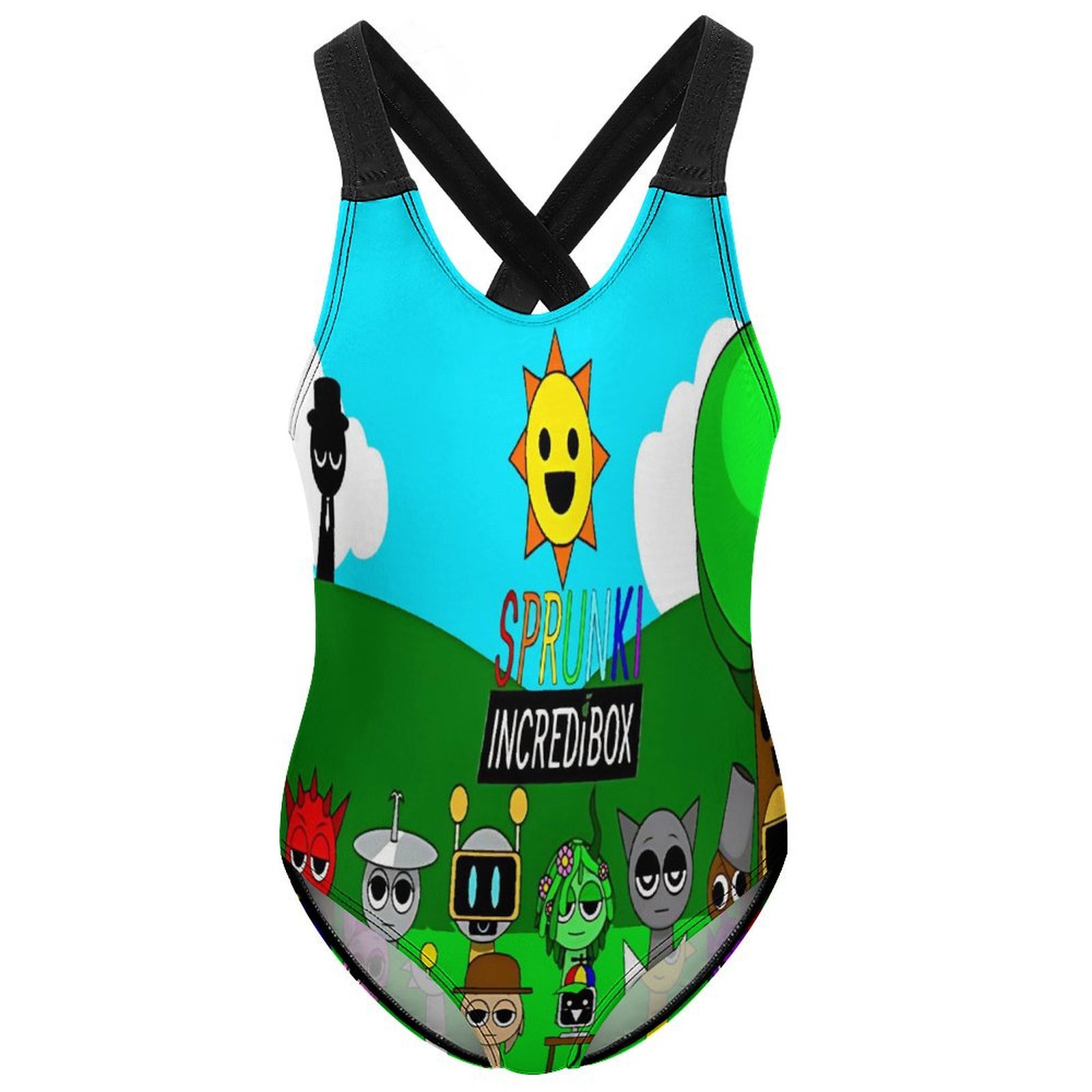 Girls Sprun-ki One Piece Swimsuits Quick Dry Swimwear Bathing Suit for ...