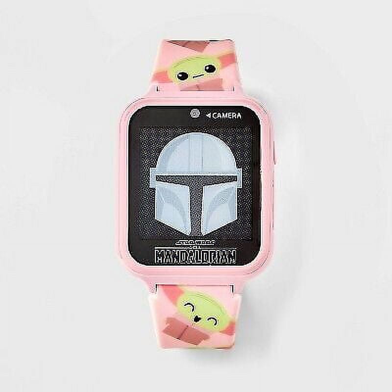 Girls' Star Wars: The Mandalorian Grogu Interactive Smart Watch - Peach ...