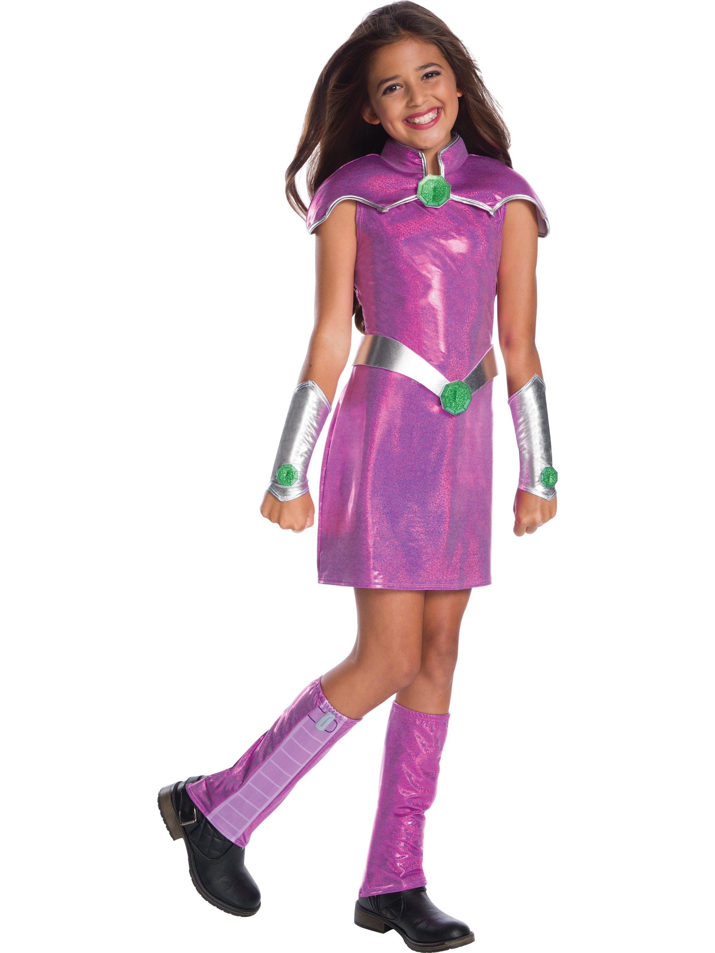 DC Super Hero Girls Starfire Deluxe Costume for Kids by Rubies, Girls ...