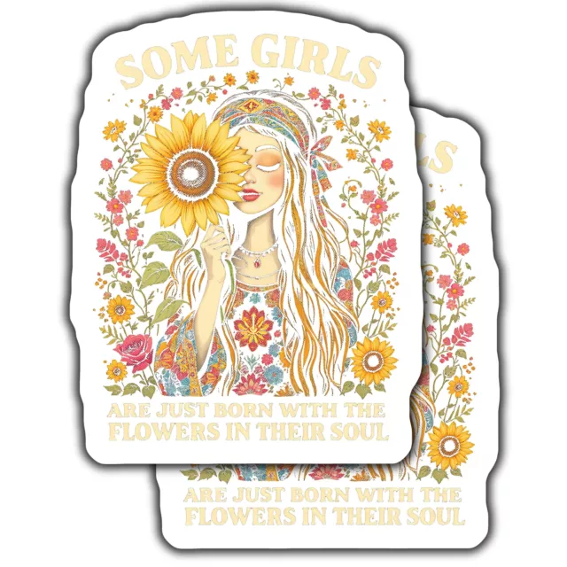 Some Girls Stickers Vinyl Decal With Sunflower, Inspirationalkindle ...